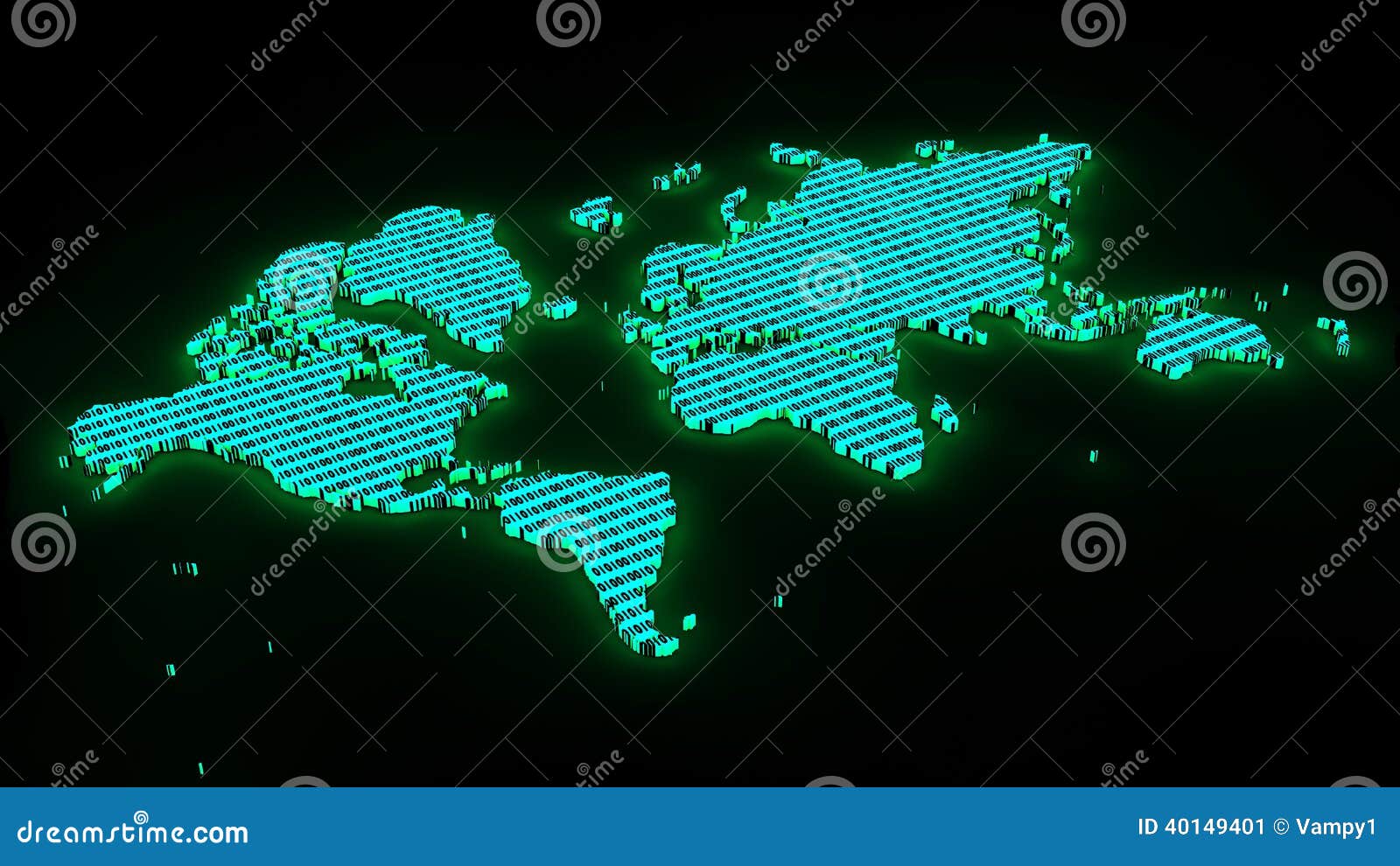 World Map With Binary Numbers As Texture Royalty-Free Stock Photography ...