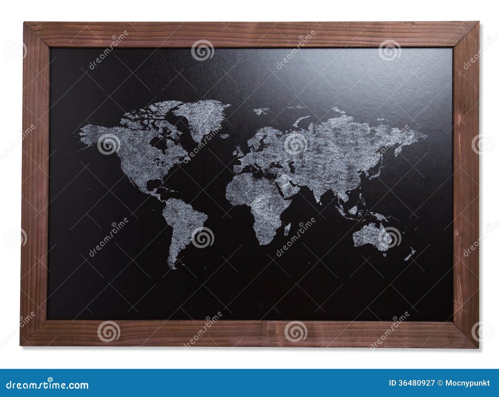 World Map on Blackboard Table Stock Image - Image of blackboard ...
