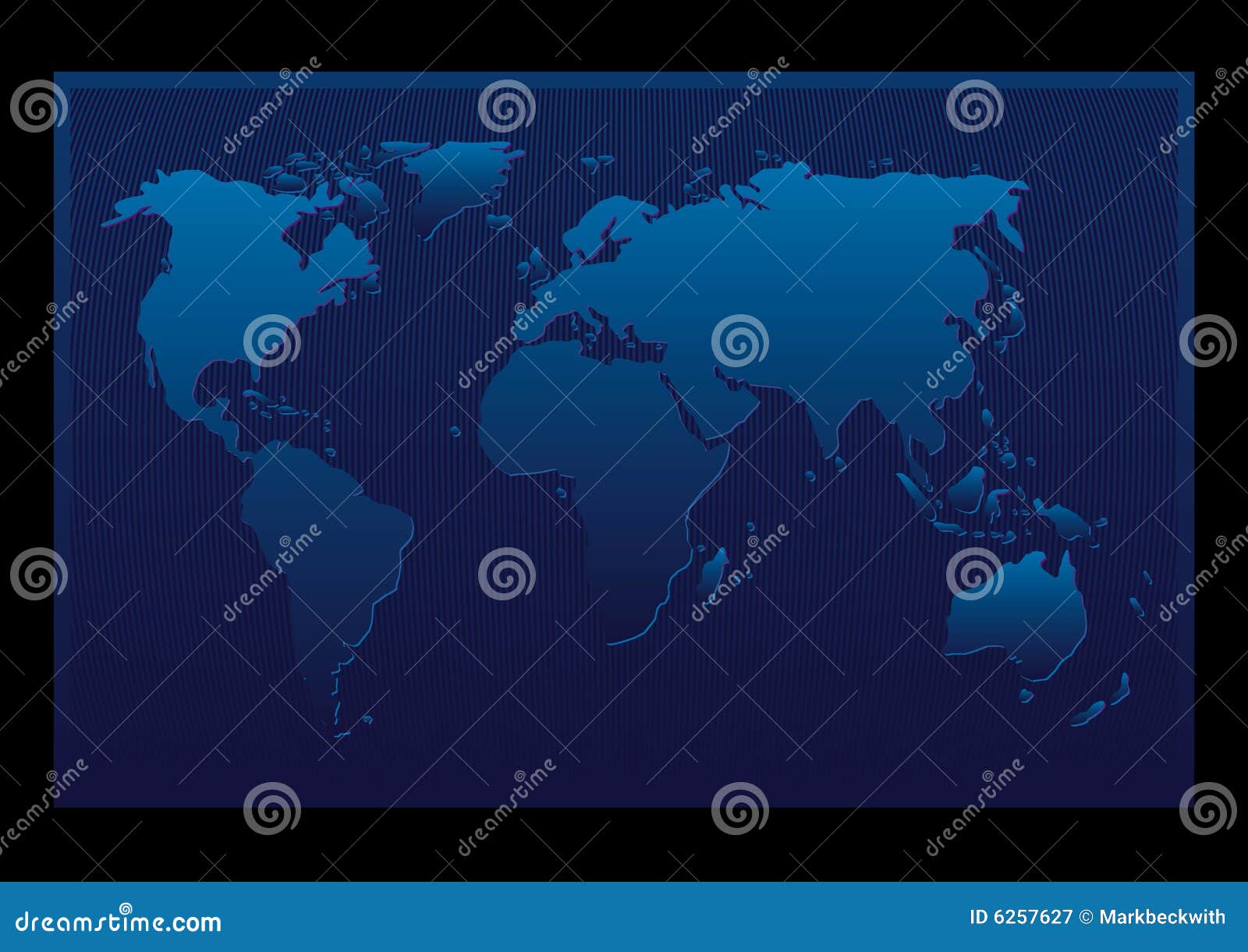 World map blue abstract stock vector. Illustration of cool - 6257627