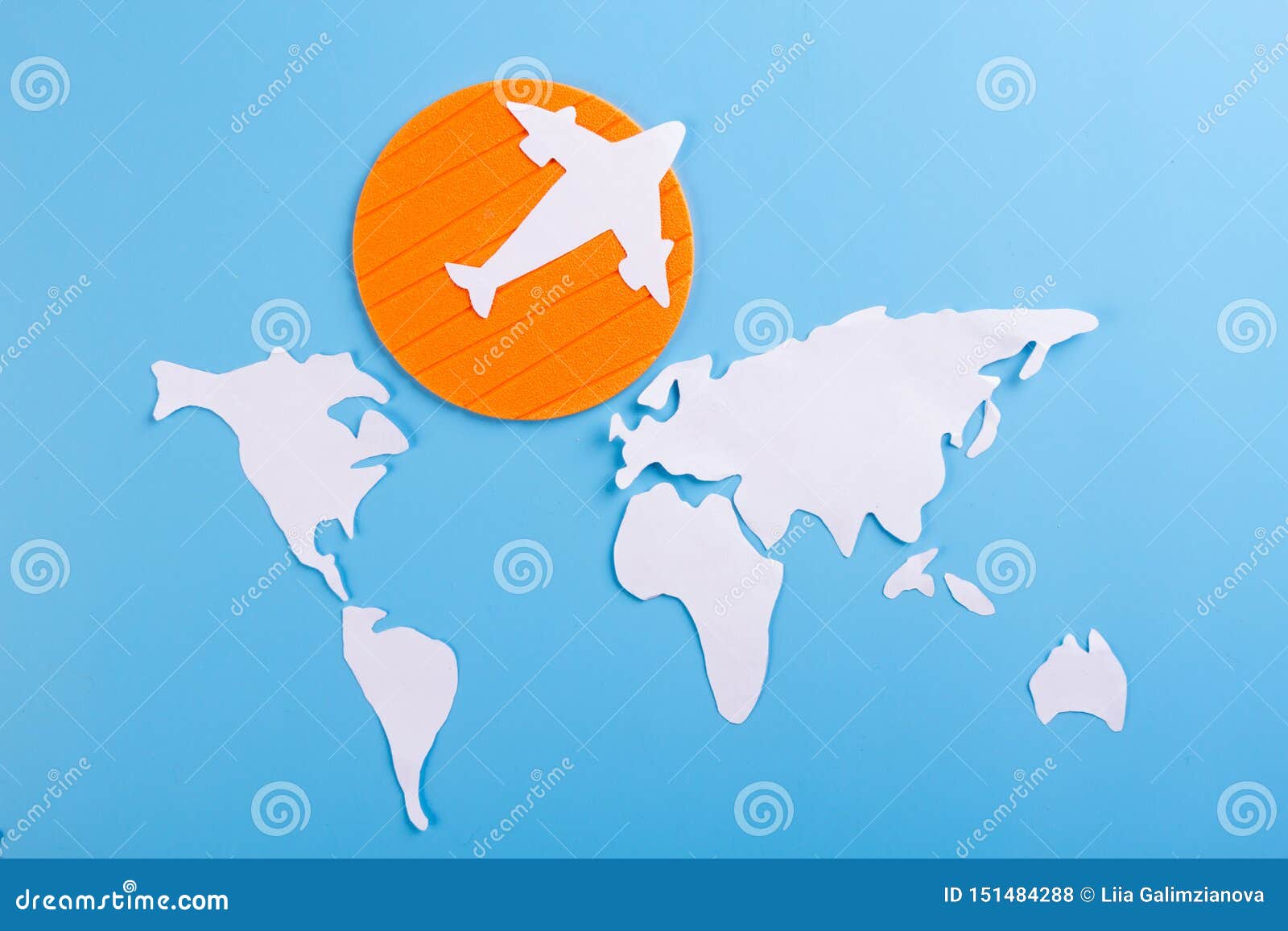 World Map on Blue Background Stock Photo - Image of concept, geography ...