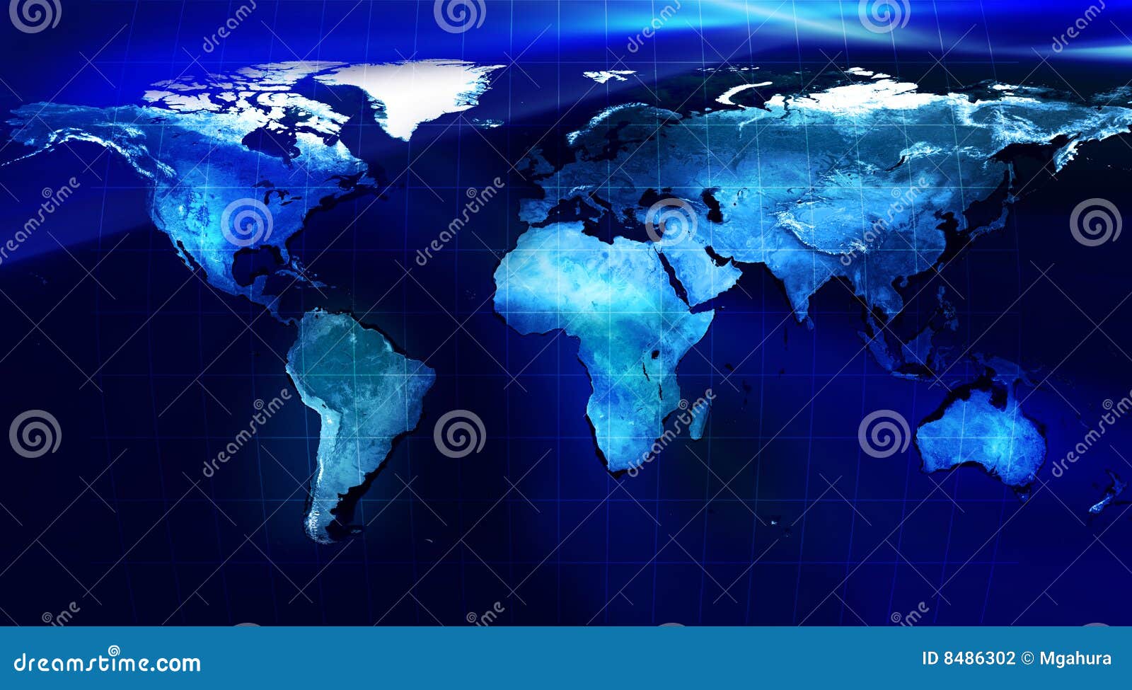 World Map With Mesh Lines Vector Illustration | CartoonDealer.com #93220740