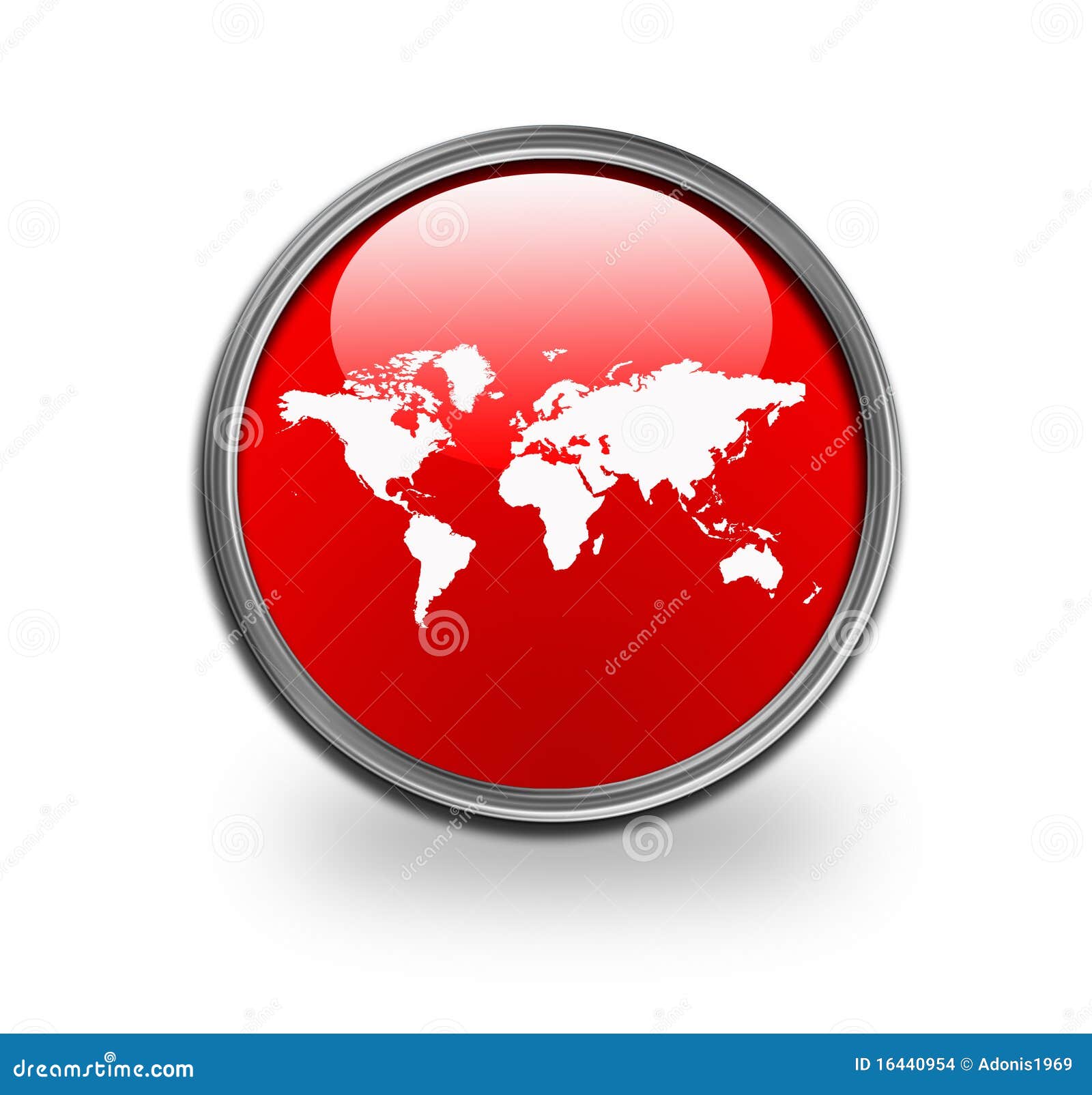 World map button stock illustration. Illustration of trade - 16440954