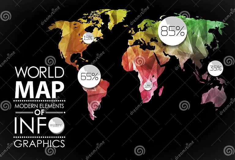 World map card stock illustration. Illustration of abstract - 57171367