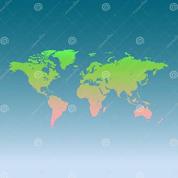 World map stock vector. Illustration of clipart, world - 299374987
