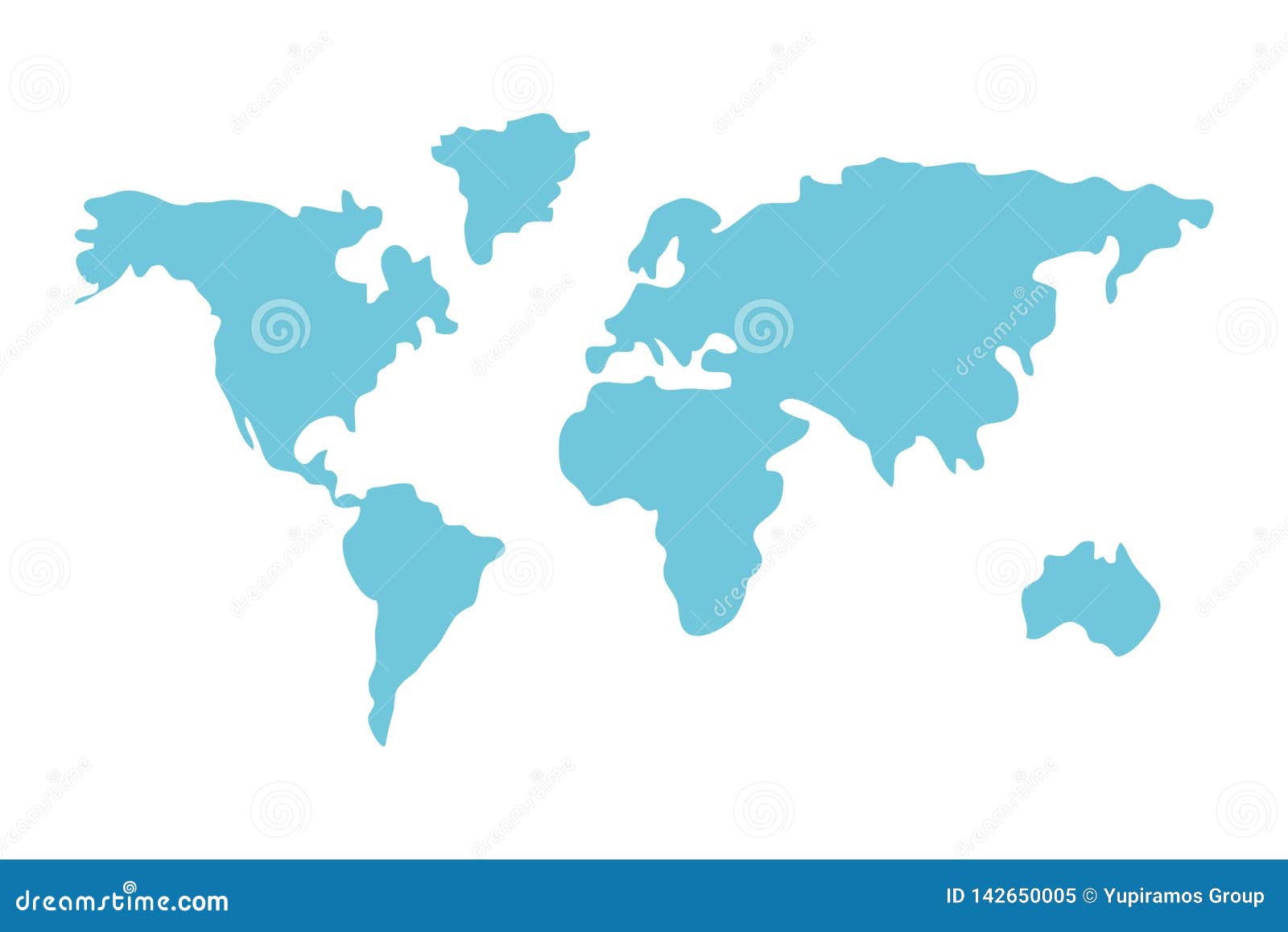 World map cartoon stock vector. Illustration of modern - 142650005