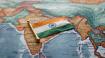 World Map Centered on India . Map of India Stock Photo - Image of india ...