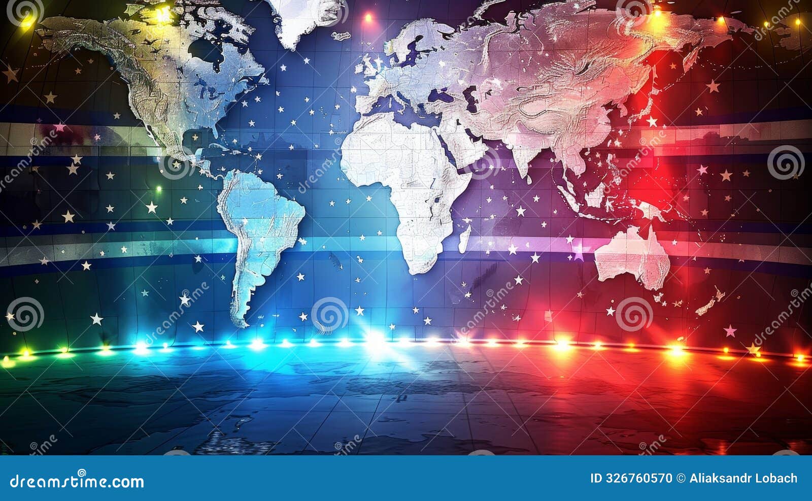 World Map Centered on India . Map of India Stock Photo - Image of ...