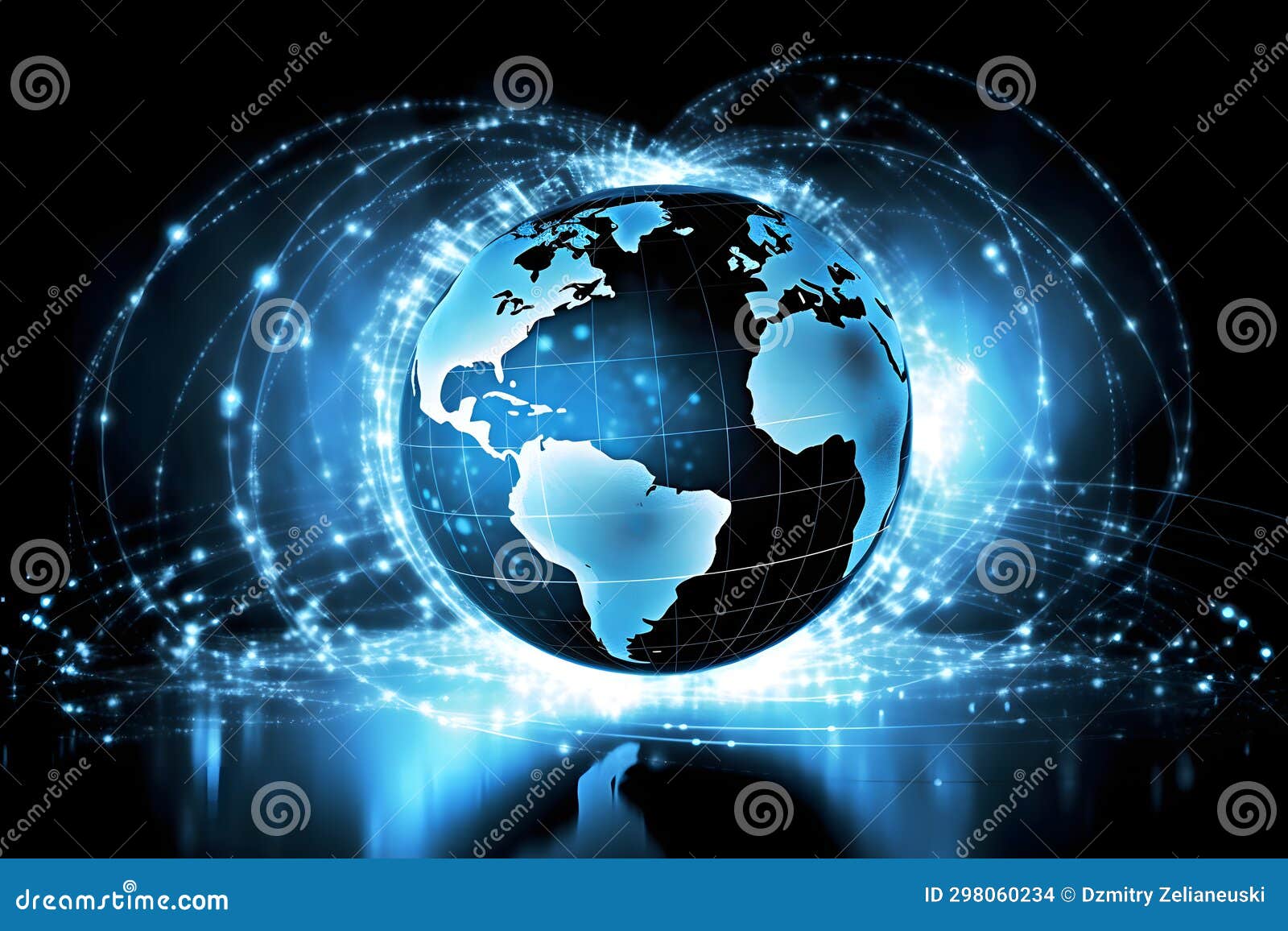 World Map with Code. Generative AI Stock Illustration - Illustration of ...