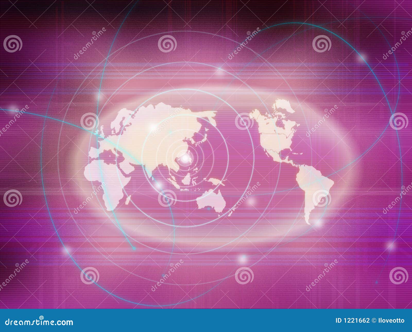 World map communication stock illustration. Illustration of atlantic ...