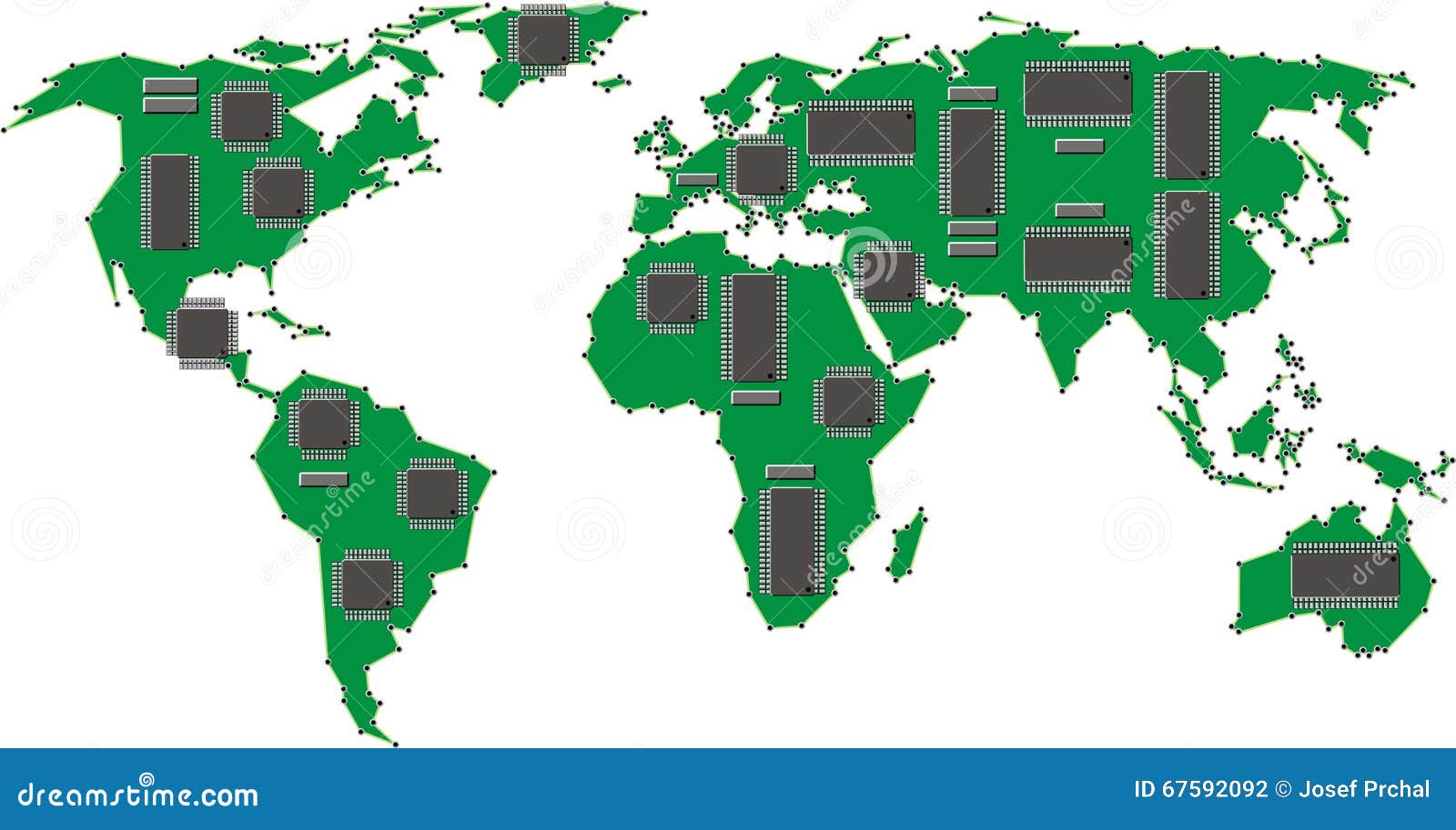 Computer Chips Icon - Expand To Any Size - Change To Any Colour ...