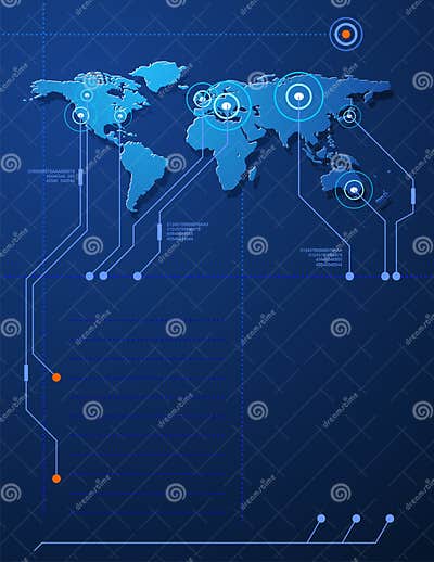 World Map Concept stock illustration. Illustration of type - 12076898