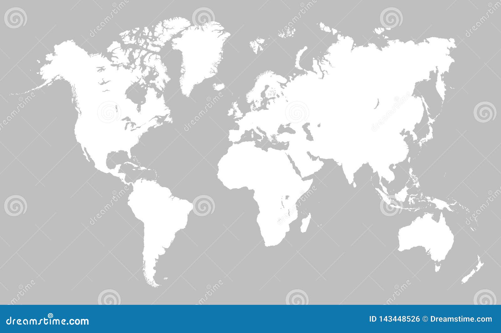 World Map Concept, Simple Planet Sign, Vector Stock Vector ...