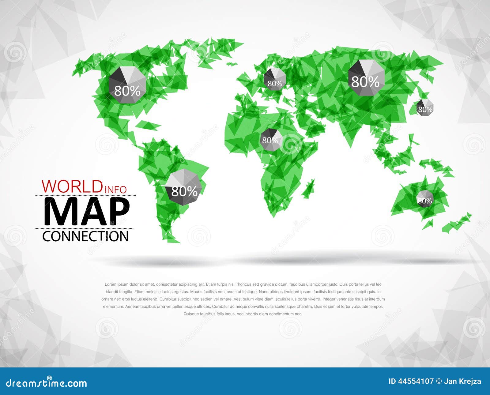 World map connection stock illustration. Illustration of earth - 44554107