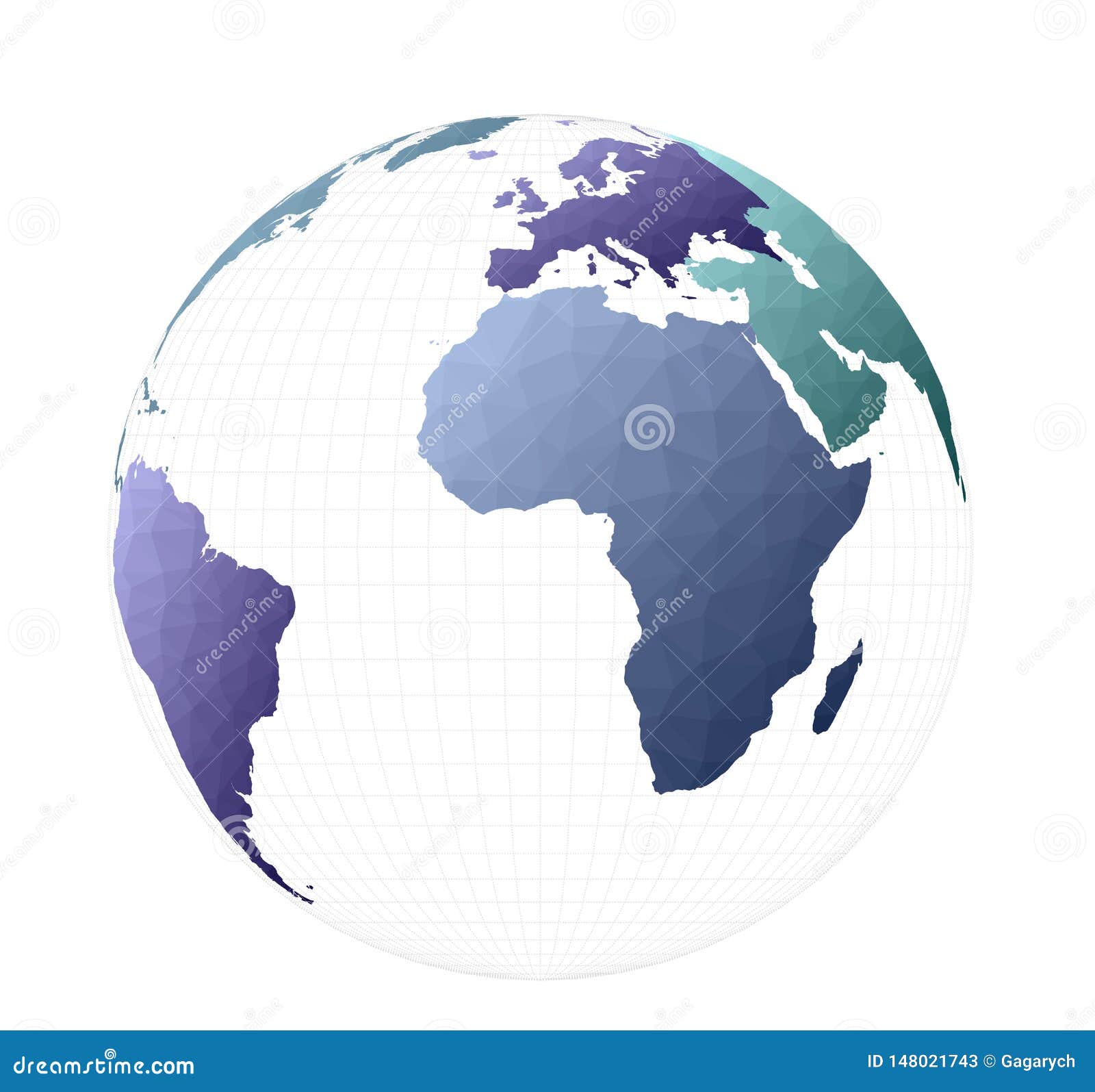 World map continents. stock vector. Illustration of continent - 148021743