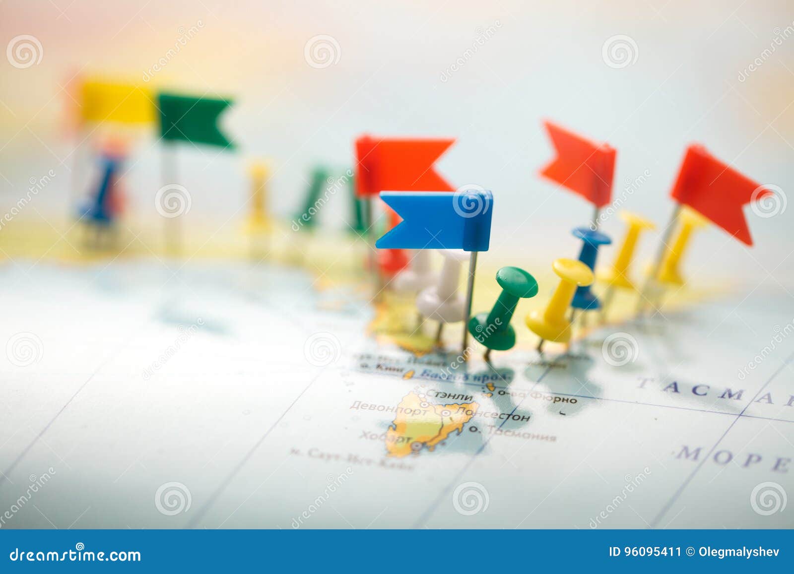 World Map Country Flags Marked Pin City Pinpoint Stock Image - Image of ...