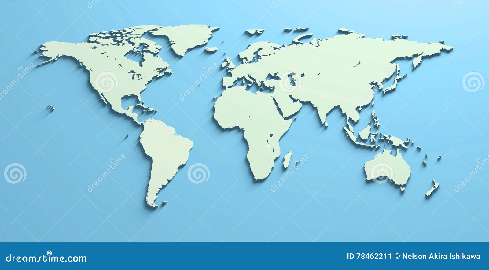 World Map 3D stock illustration. Illustration of object - 78462211