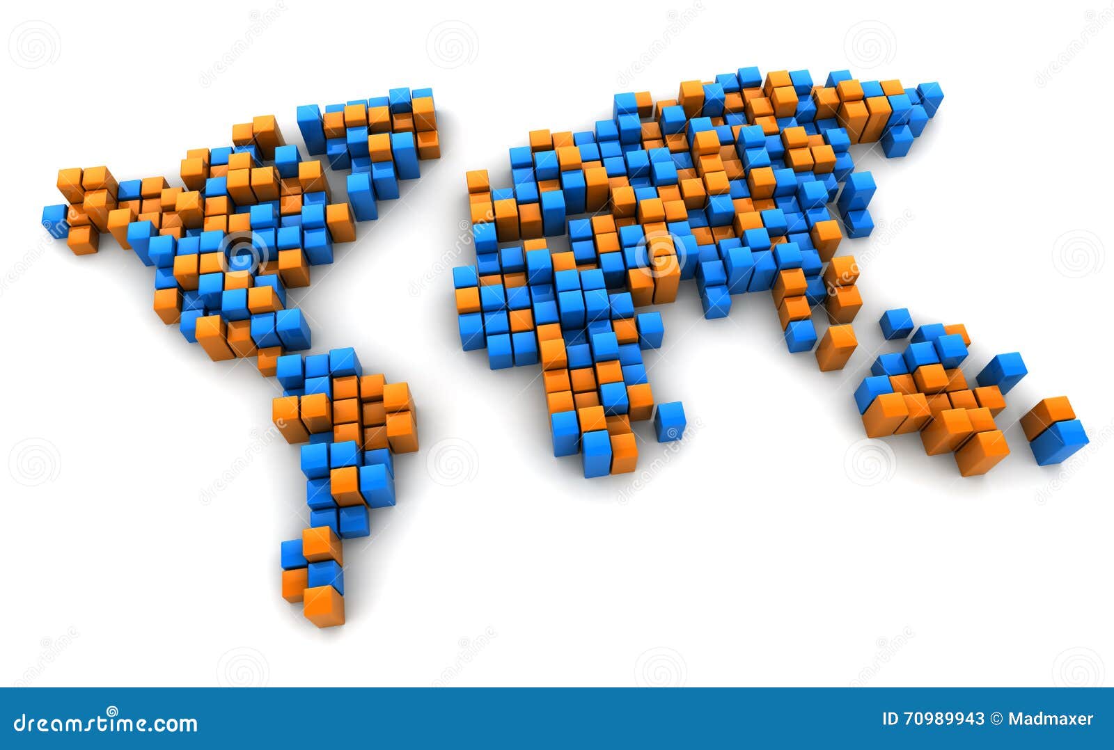 World map stock illustration. Illustration of random - 70989943