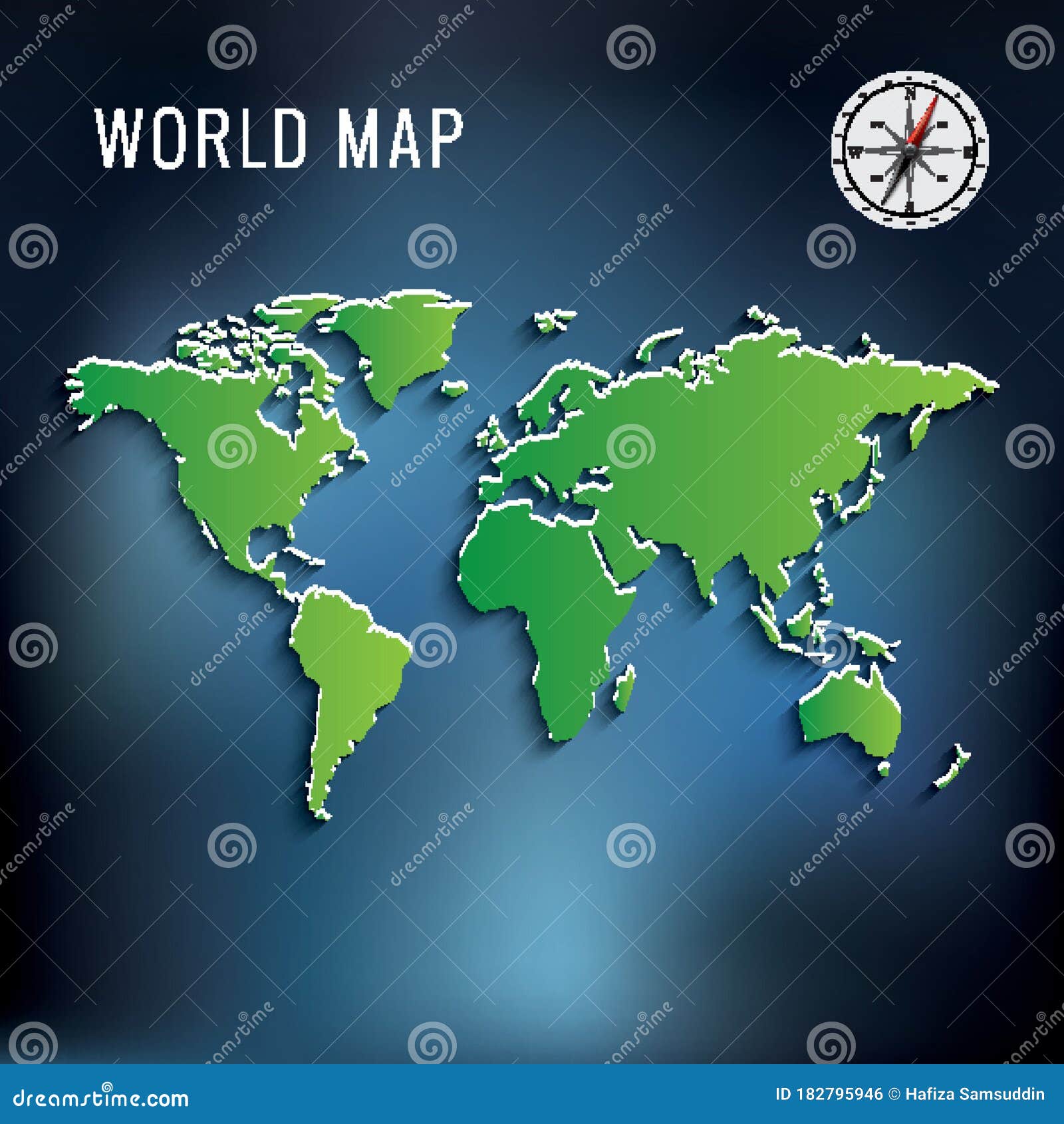 World map design stock vector. Illustration of maps - 182795946