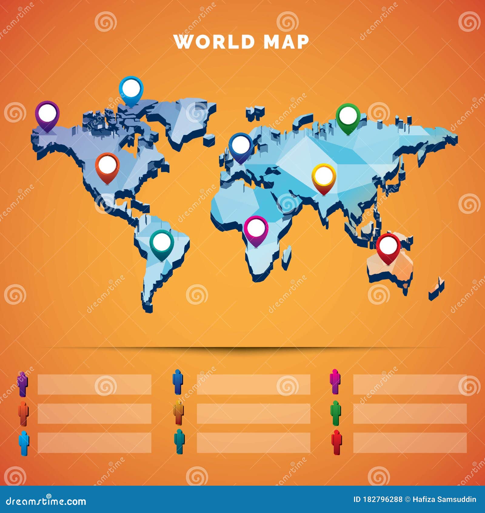 World map design stock vector. Illustration of design - 182796288
