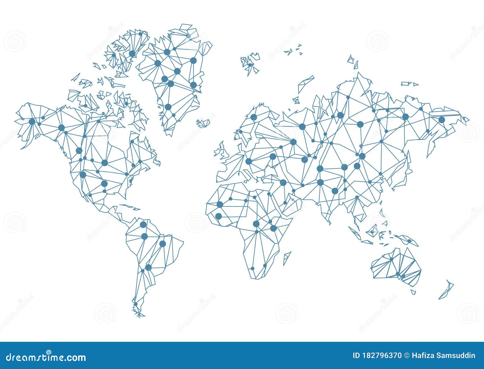 World map design stock vector. Illustration of location - 182796370