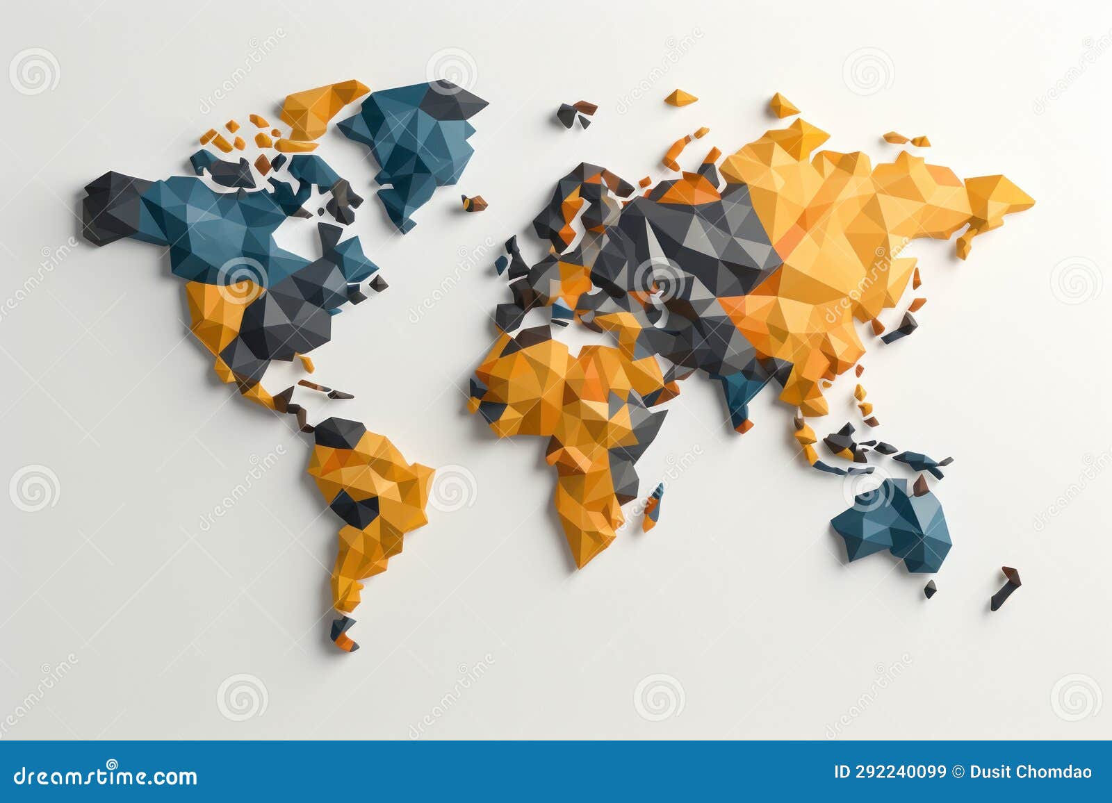 World Map Design High Resolution,empty Background. Generative AI Stock ...