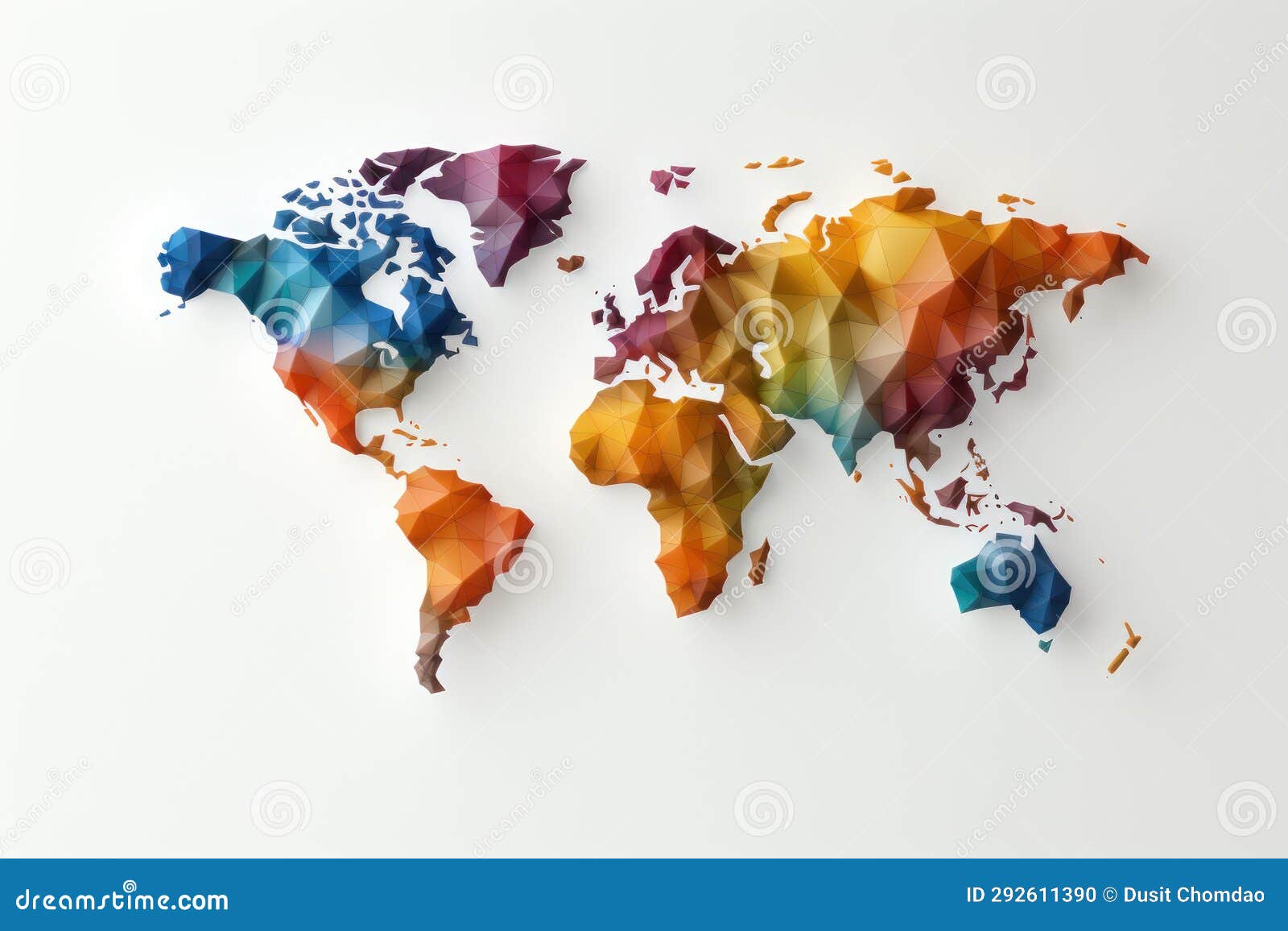 World Map Design High Resolution,empty Background. Generative AI Stock ...