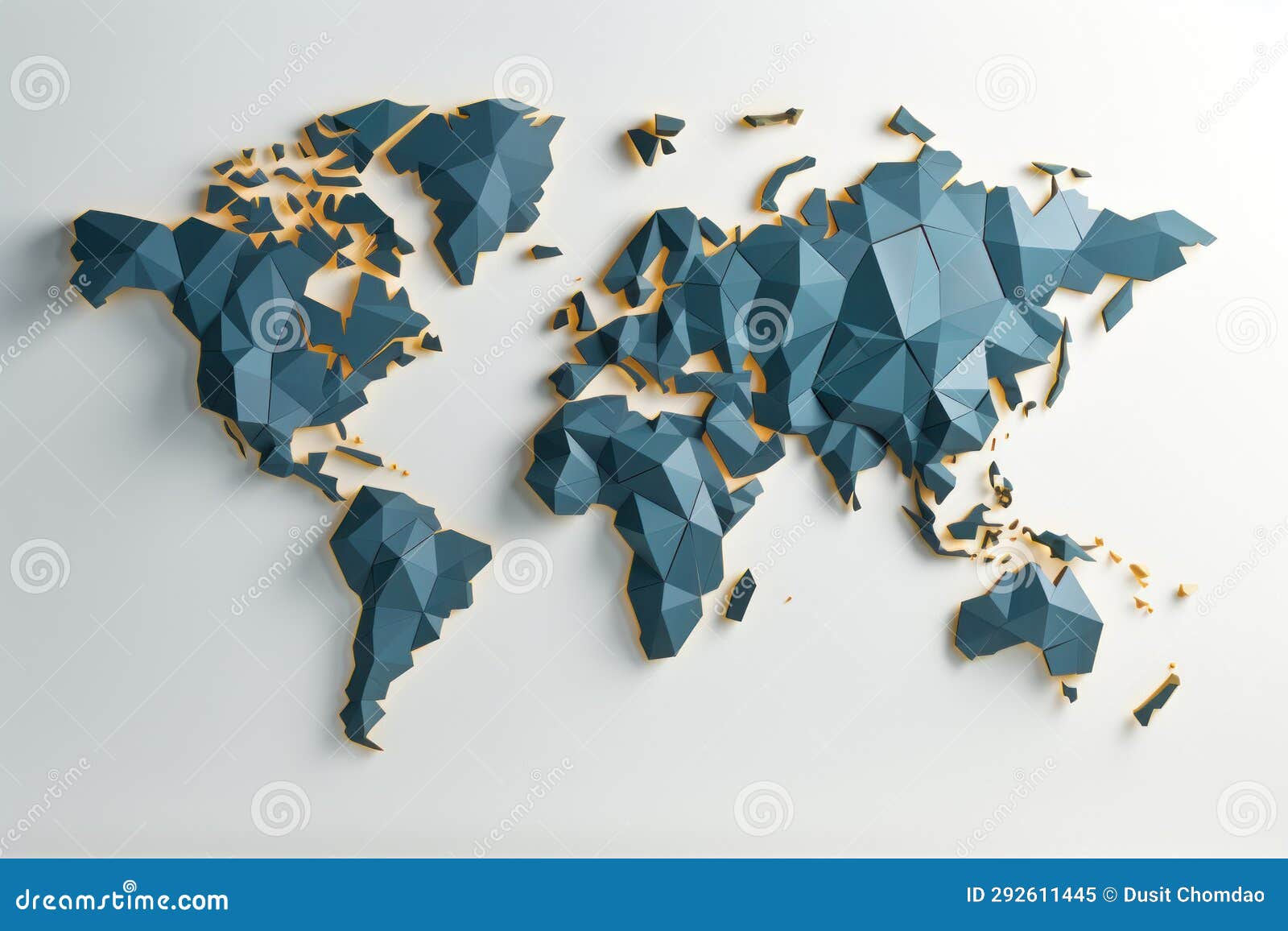 World Map Design High Resolution,empty Background. Generative AI Stock ...