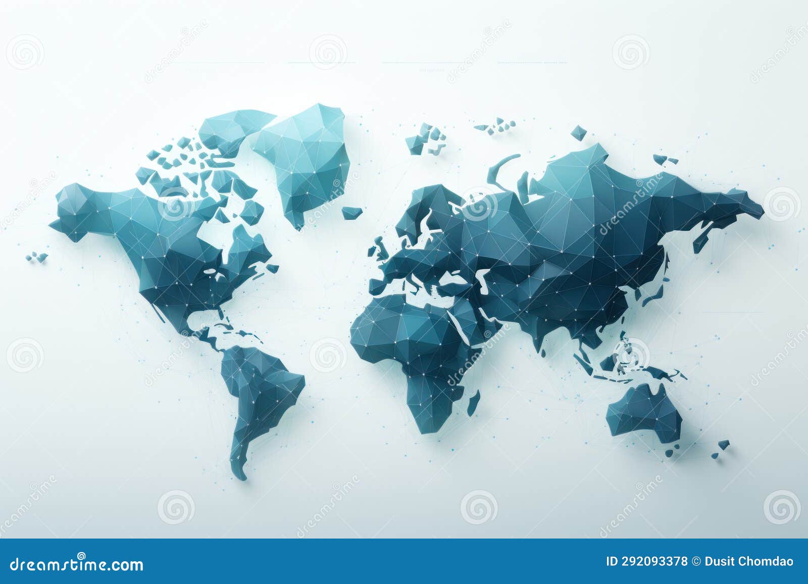 World Map Design High Resolution,empty Background. Generative AI Stock ...