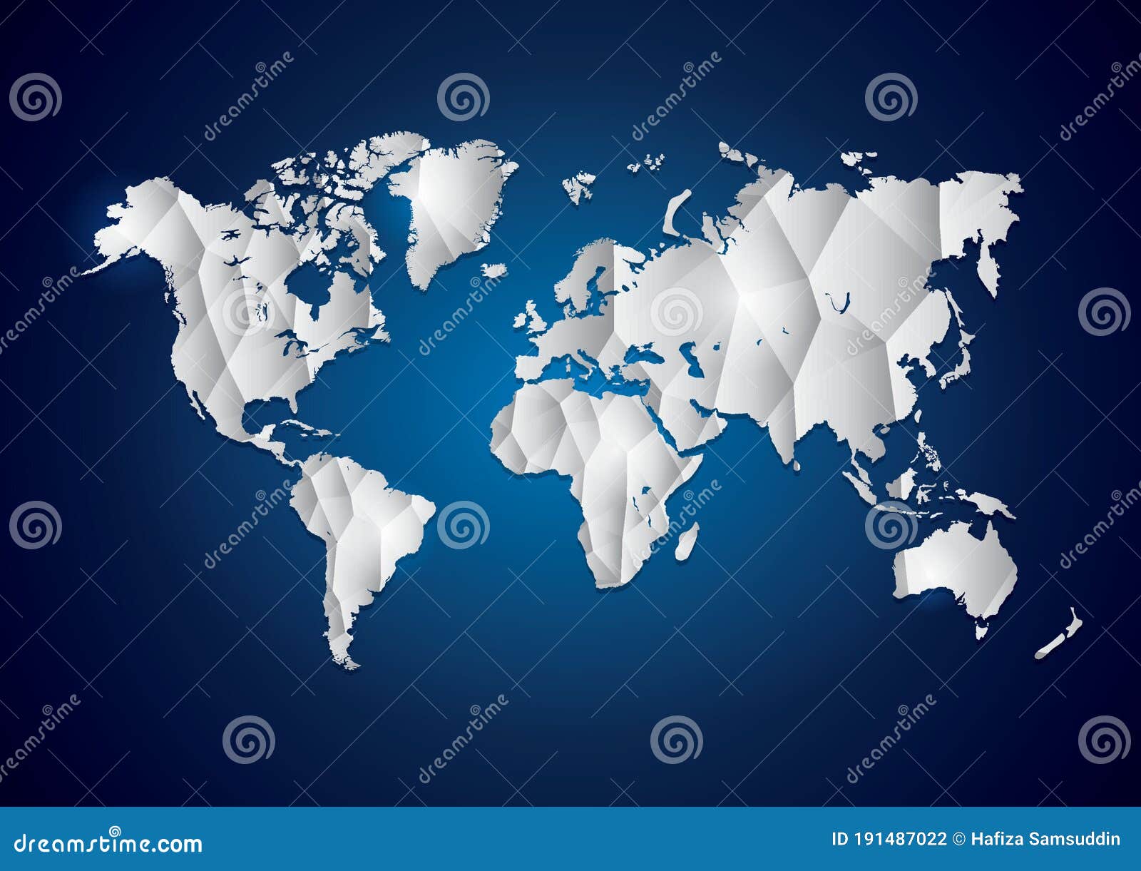 World Map Design. Vector Illustration Decorative Design Stock Vector ...