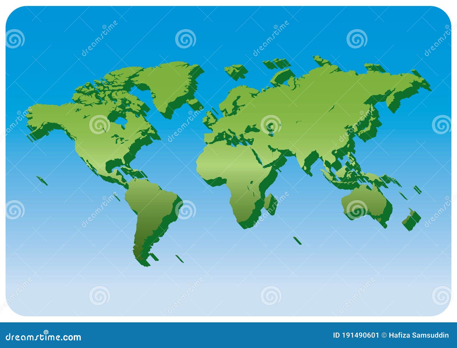 World Map Design. Vector Illustration Decorative Design Stock Vector ...