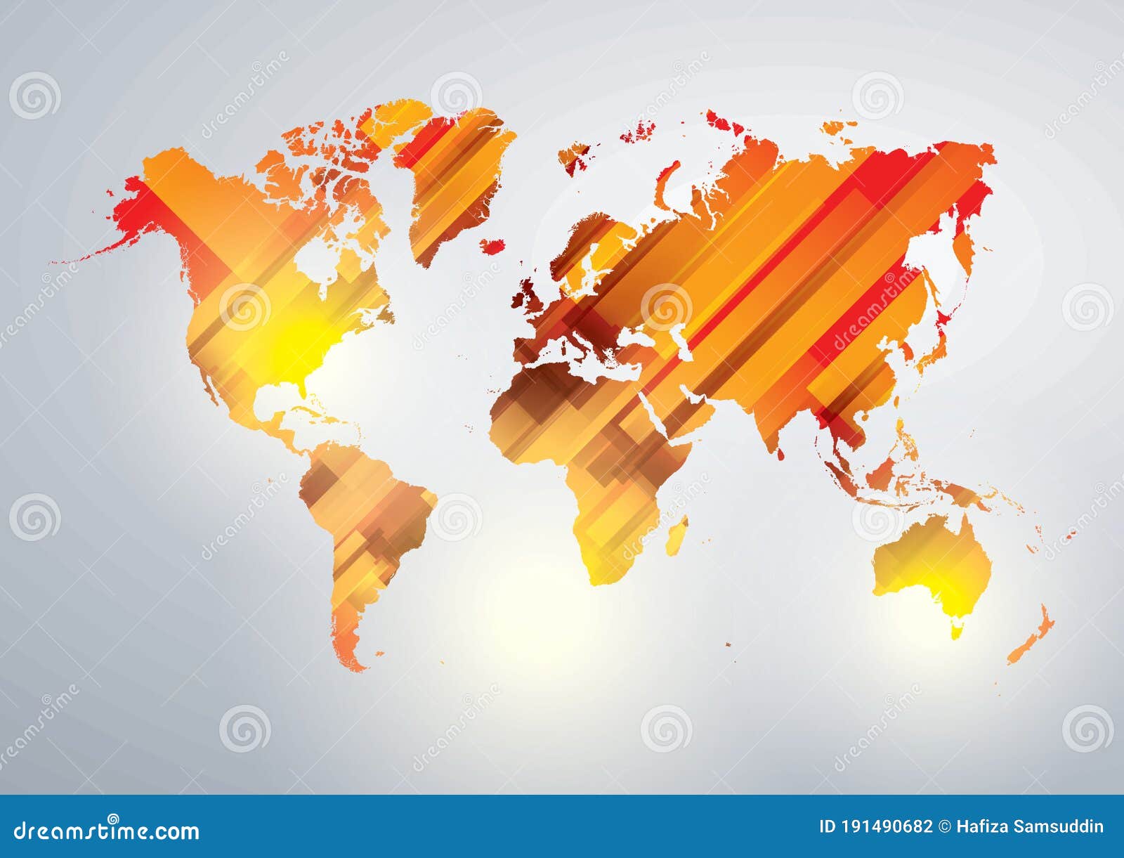 World Map Design. Vector Illustration Decorative Design Stock Vector ...