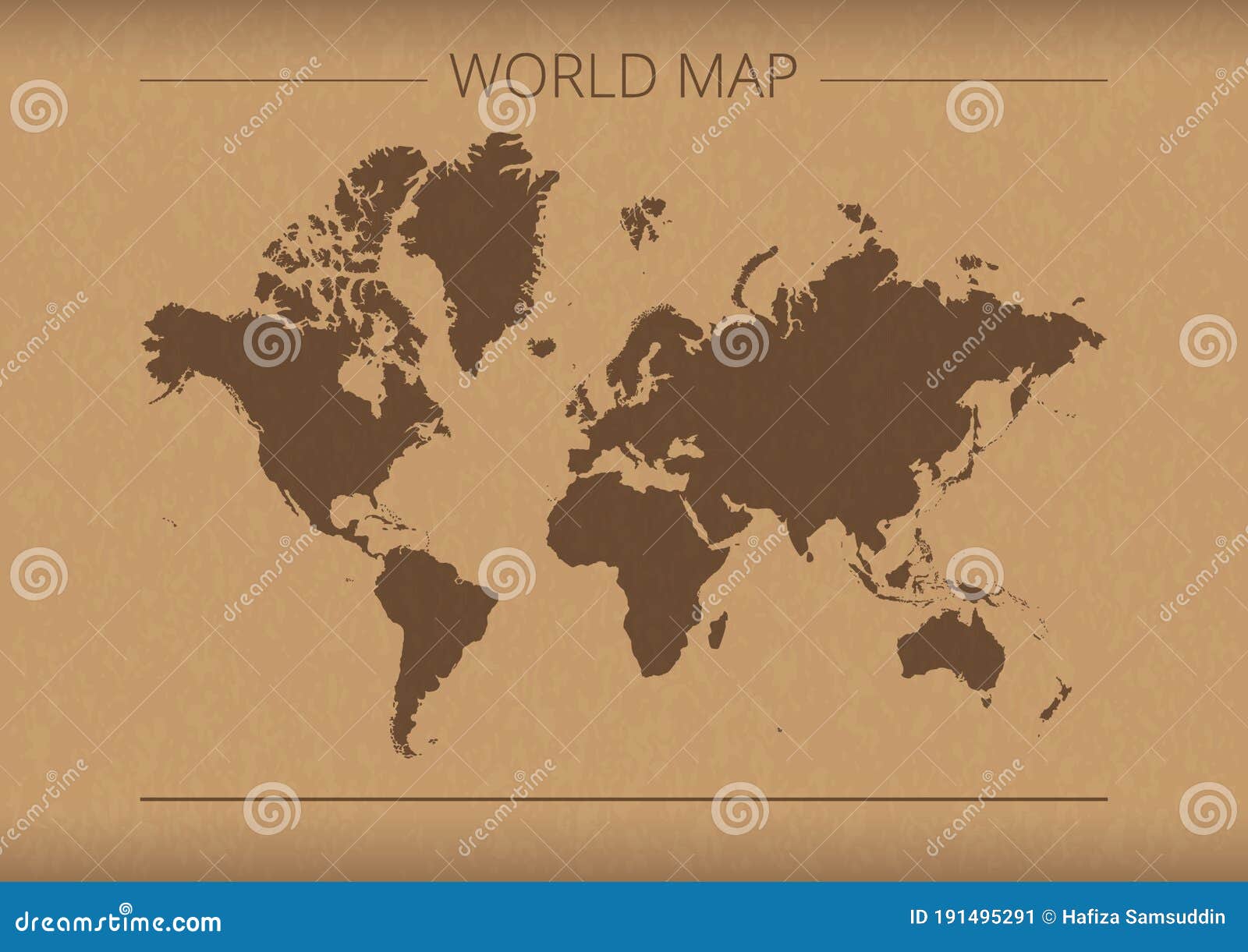 World Map Design. Vector Illustration Decorative Design Stock Vector ...