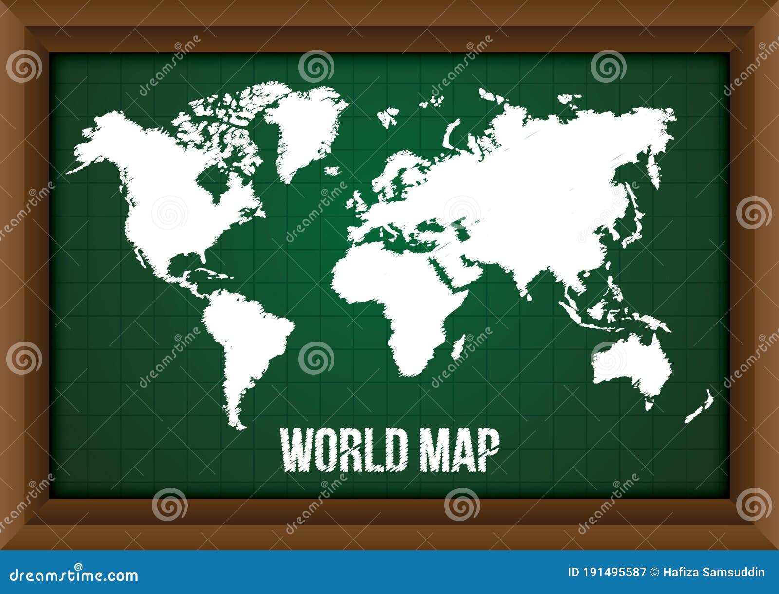 World Map Design. Vector Illustration Decorative Design Stock Vector ...