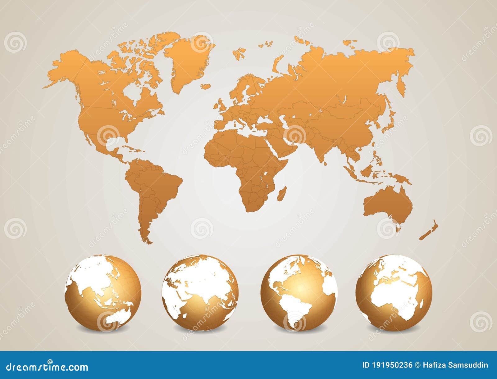 World Map Design. Vector Illustration Decorative Design Stock Vector ...