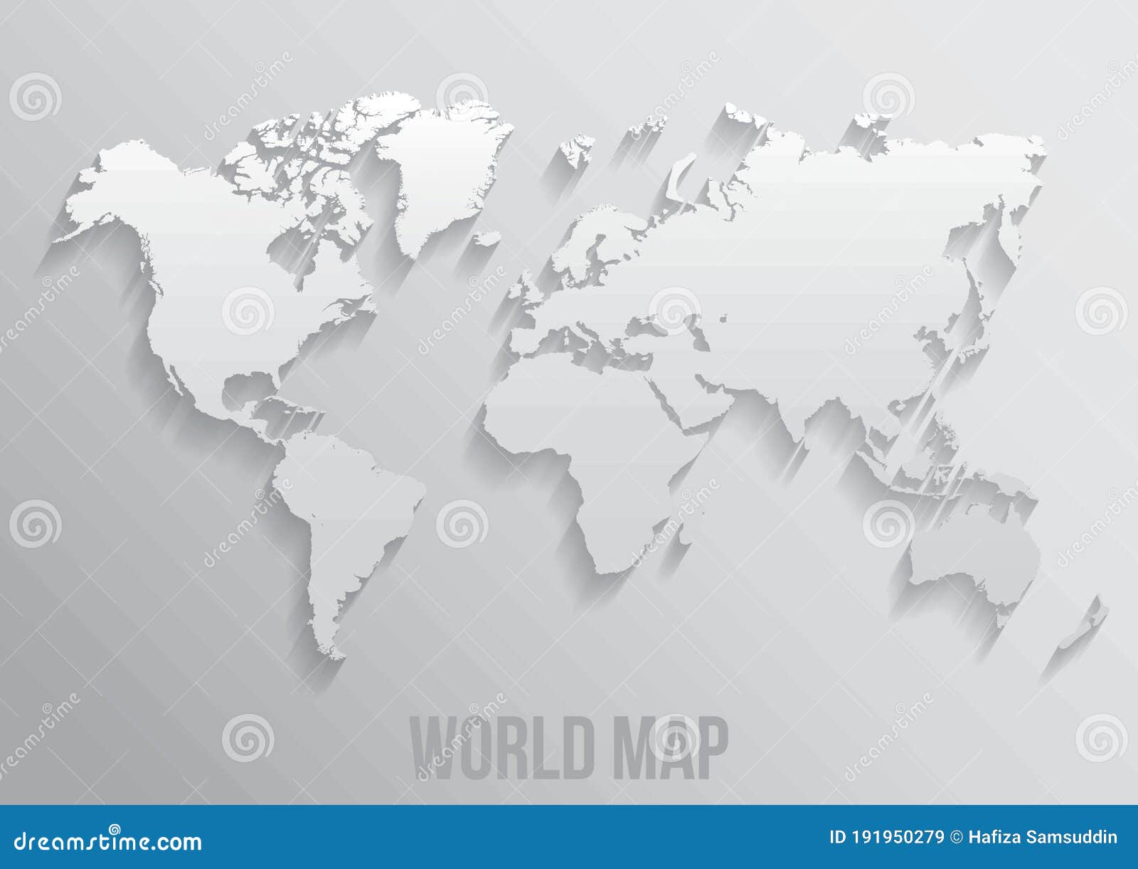 World Map Design. Vector Illustration Decorative Design Stock Vector ...