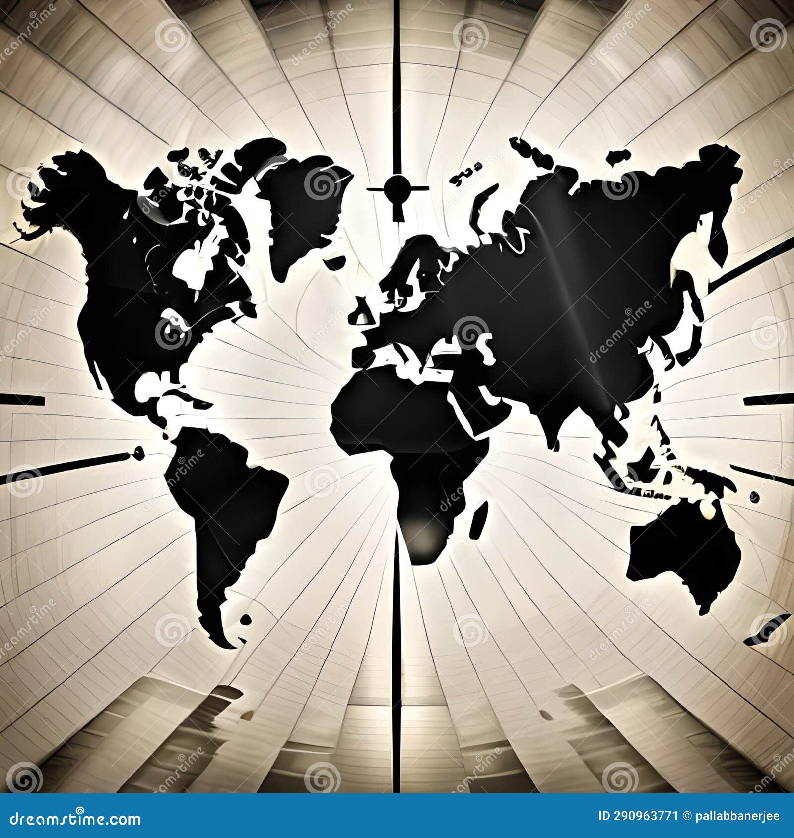 World map design wallpaper stock illustration. Illustration of ...