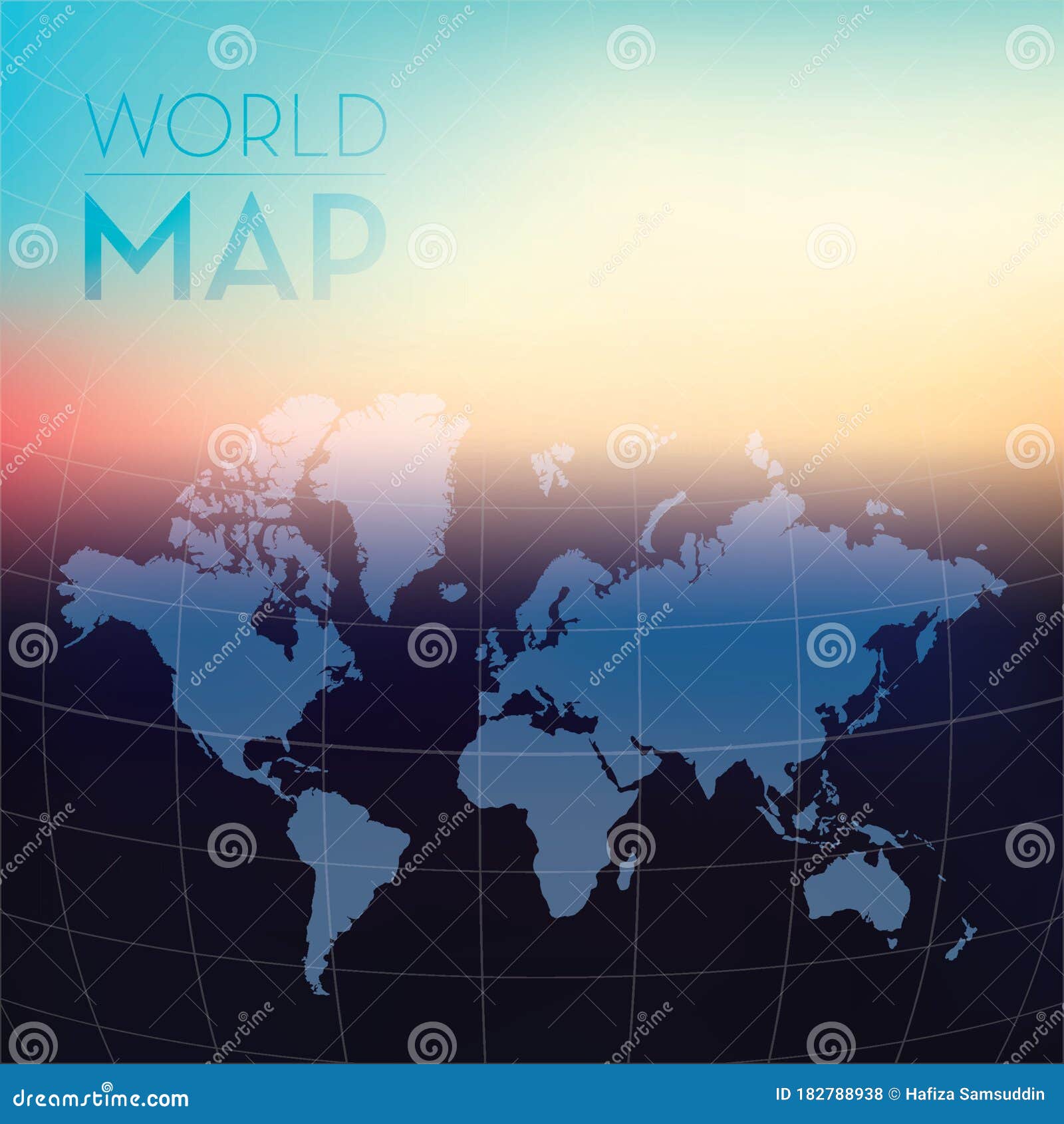 World map design stock vector. Illustration of asia - 182788938