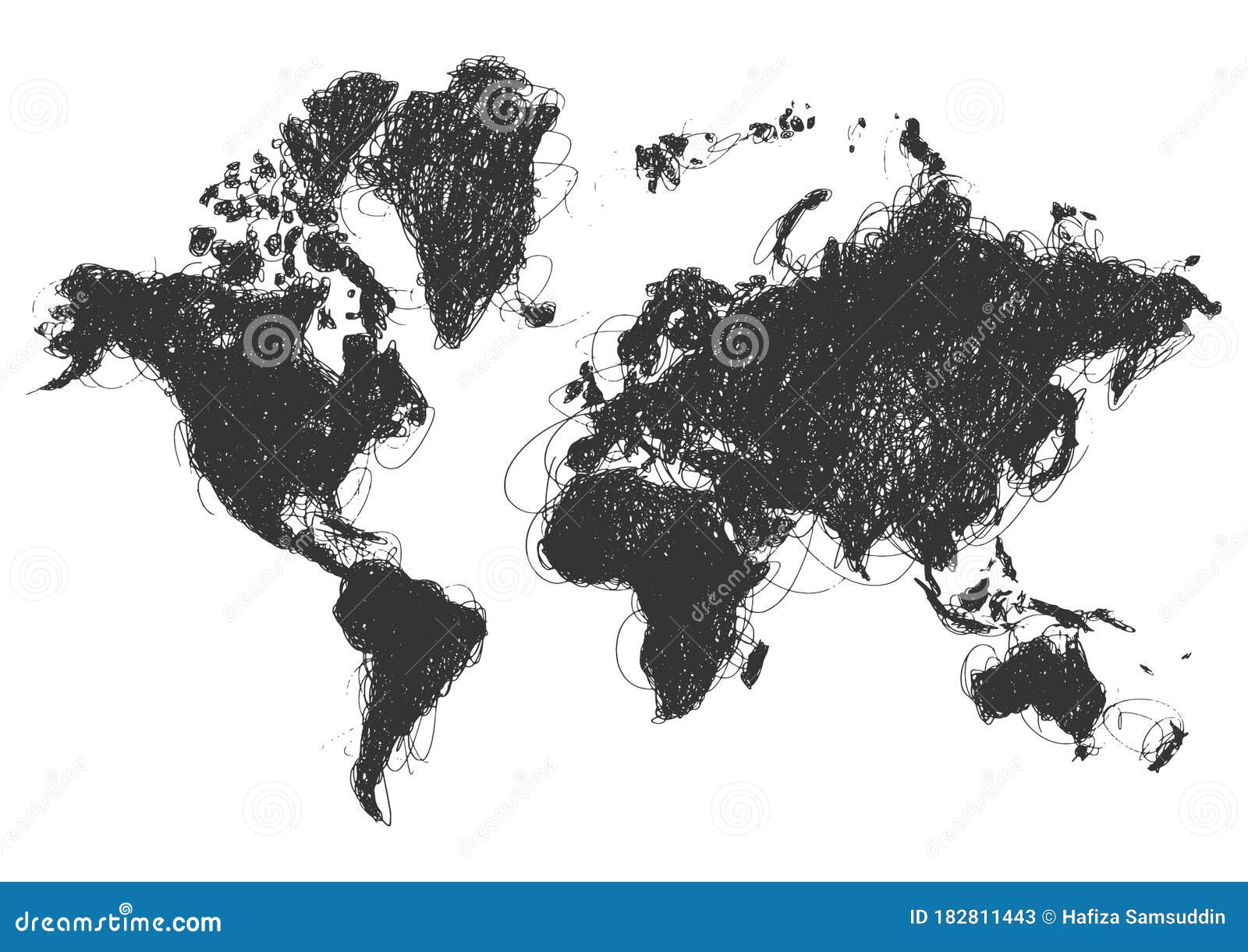 World map design stock vector. Illustration of conceptual - 182811443