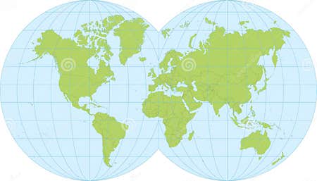 World map stock vector. Illustration of global, continent - 48903371