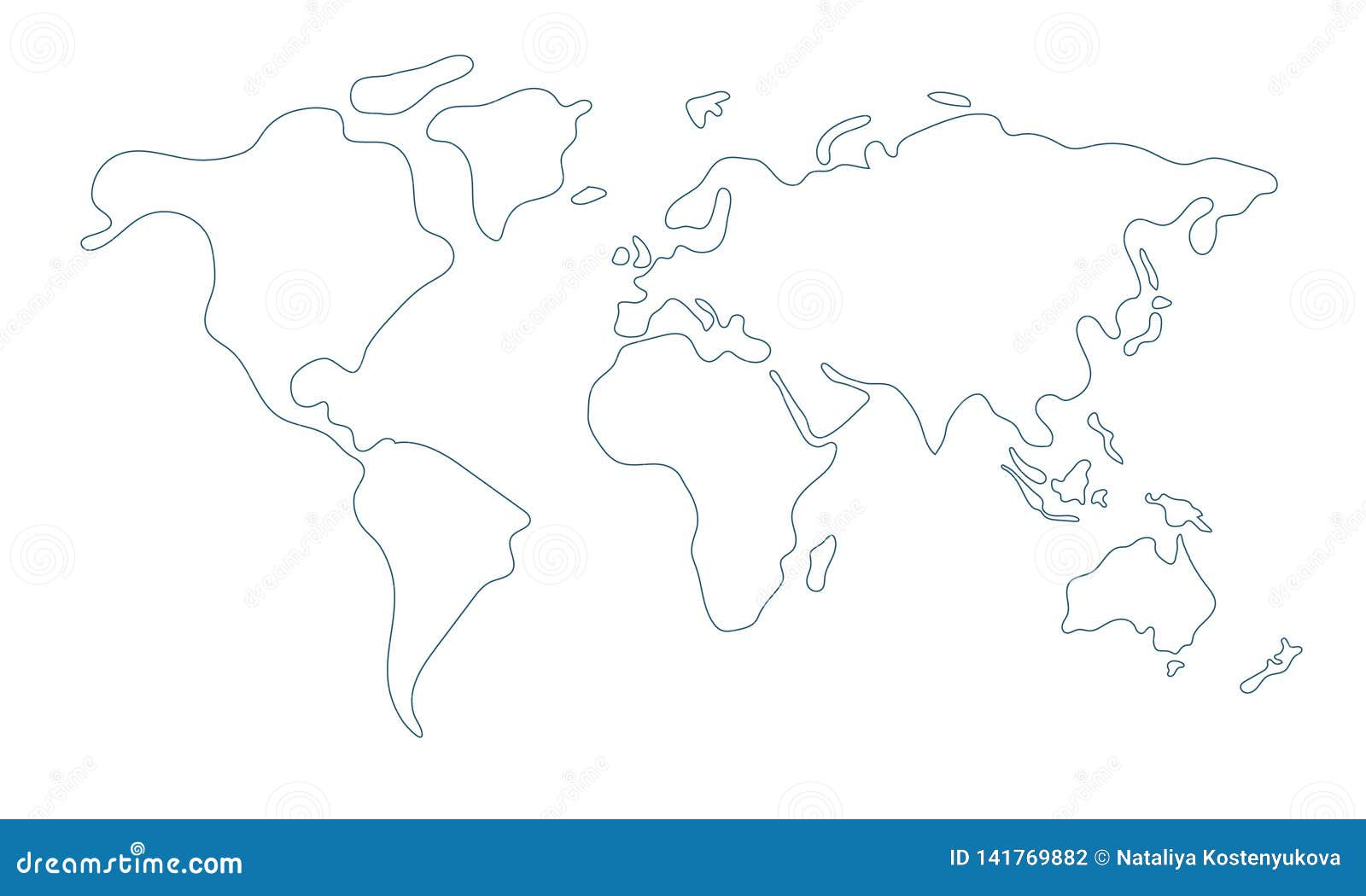 Simple World Map Drawing