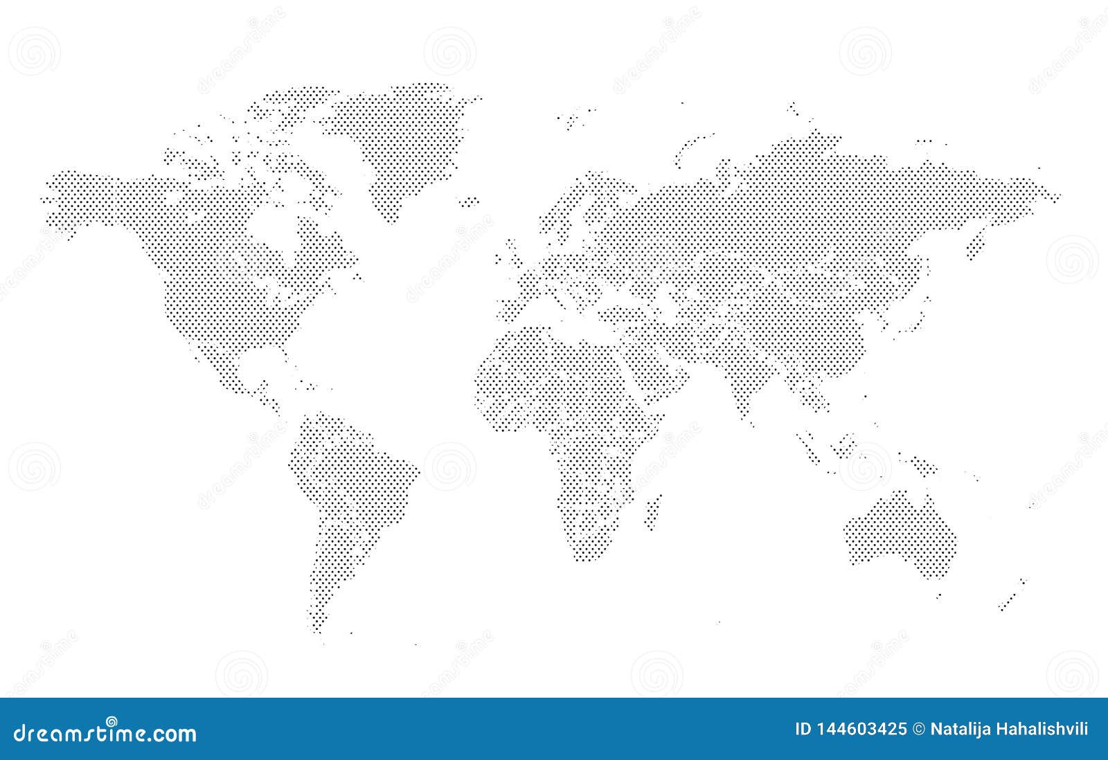 World map dots vector stock vector. Illustration of isolated - 144603425