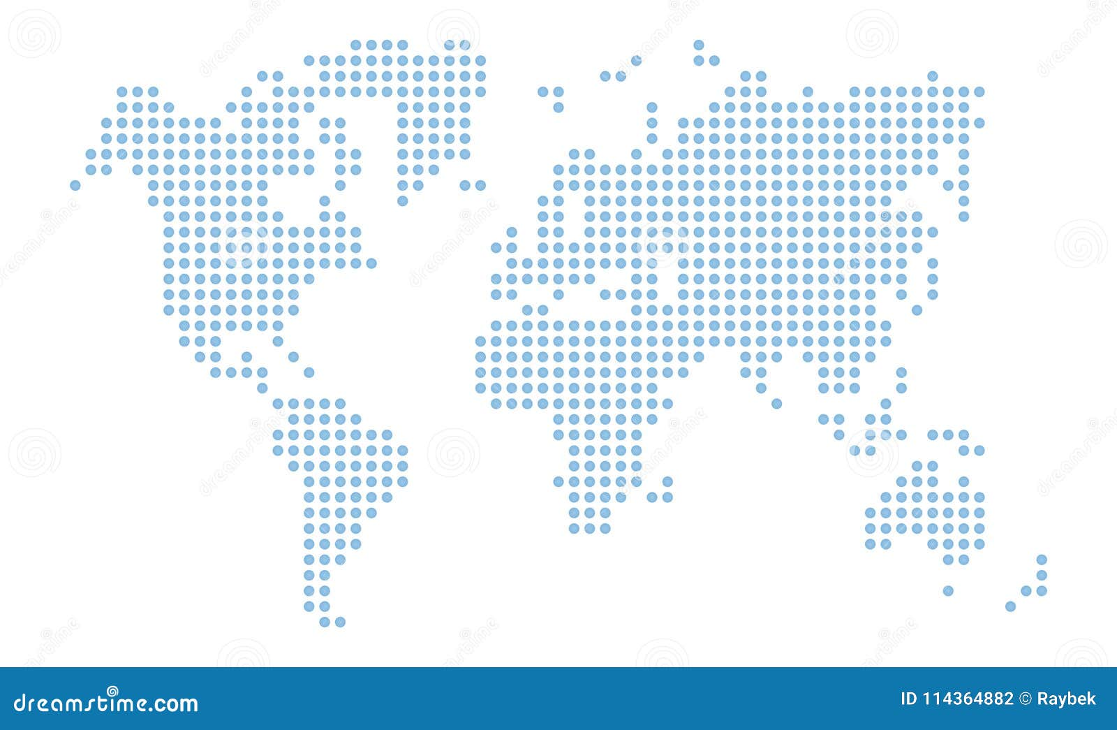 World map from dots stock illustration. Illustration of global - 114364882