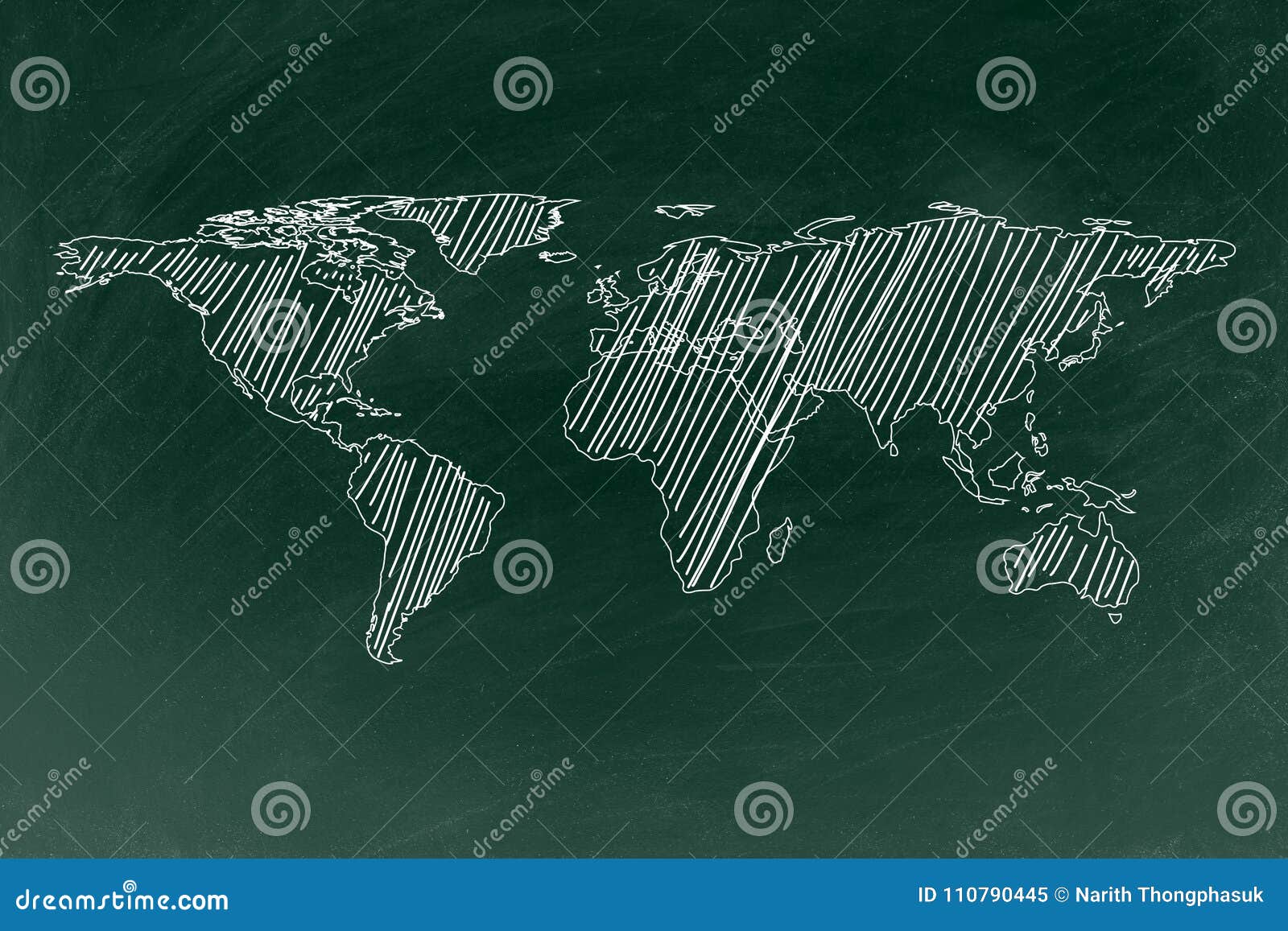 World Chalkboard Drawings Cartoon Vector | CartoonDealer.com #245210707
