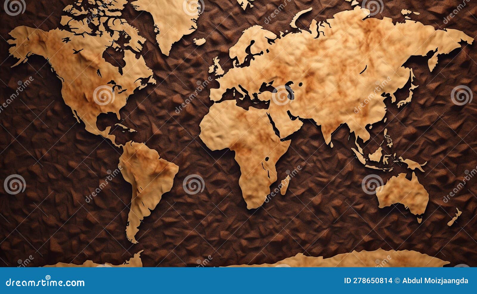 World Map With Dried Soil Texture Royalty-Free Stock Image ...