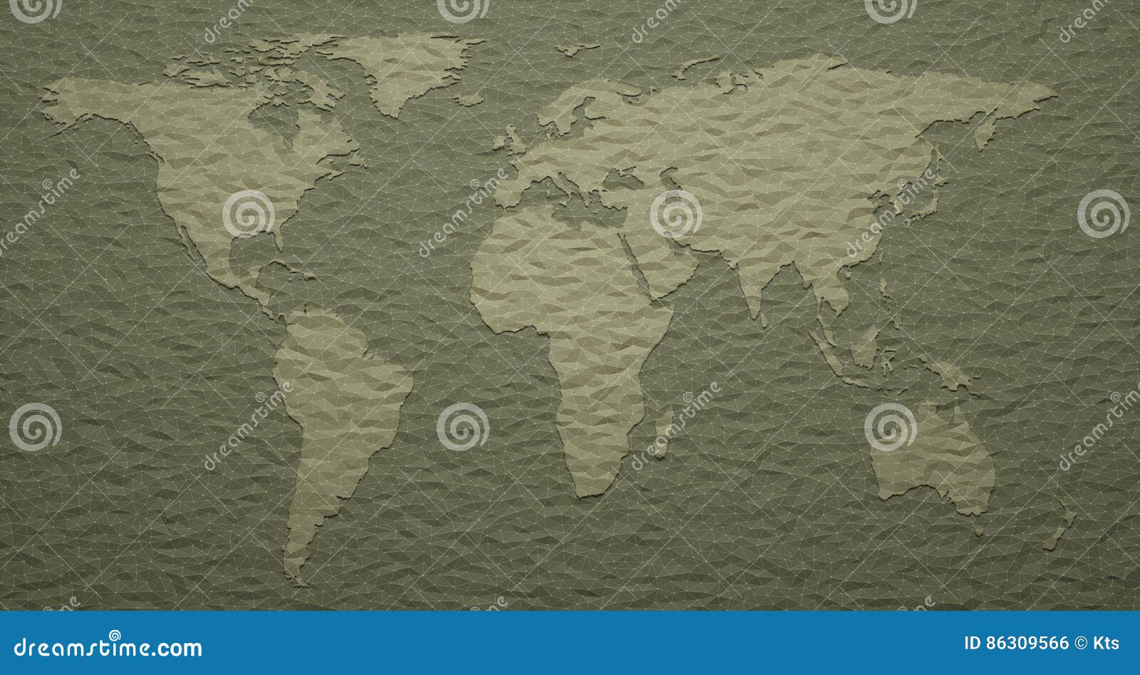 World Map Embossed Details stock illustration. Illustration of concept ...