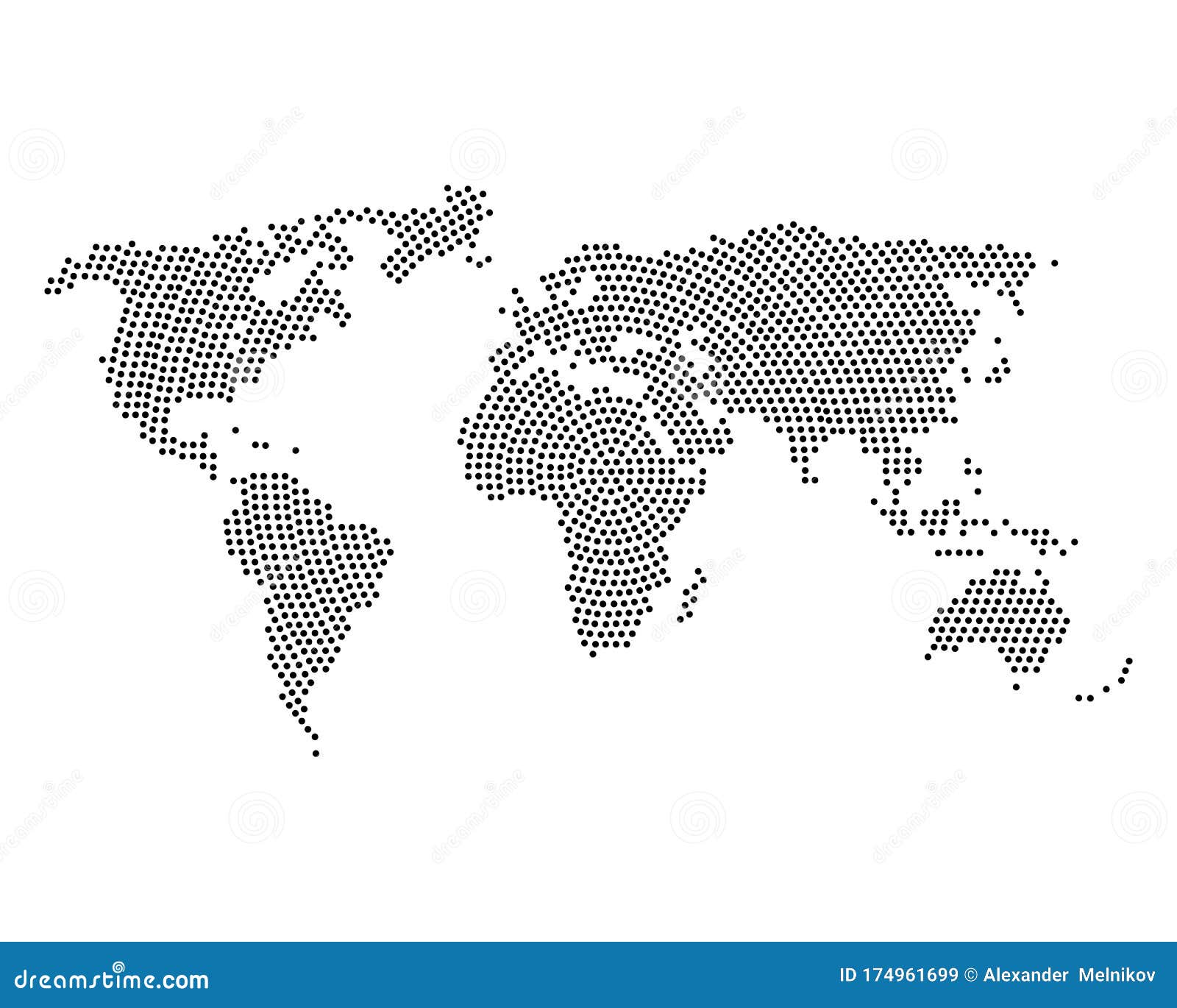 World Map Flat Icon. Vector Illustration Eps 10 Stock Illustration ...