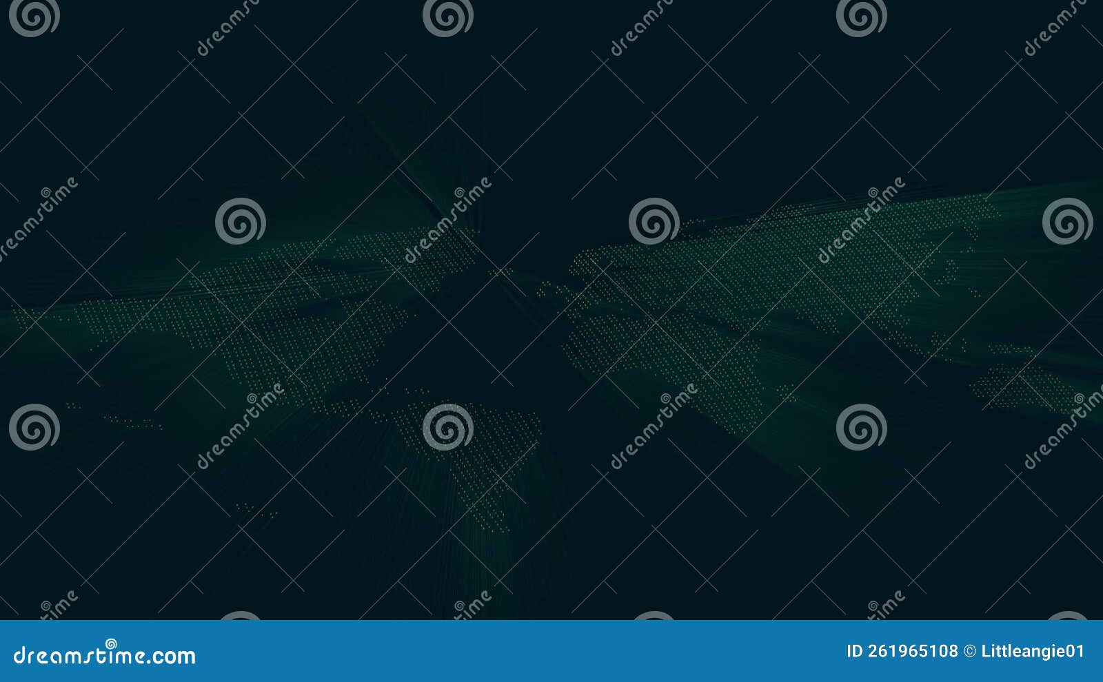 World Map Floating in Space Digital Effect Animation Stock Footage ...