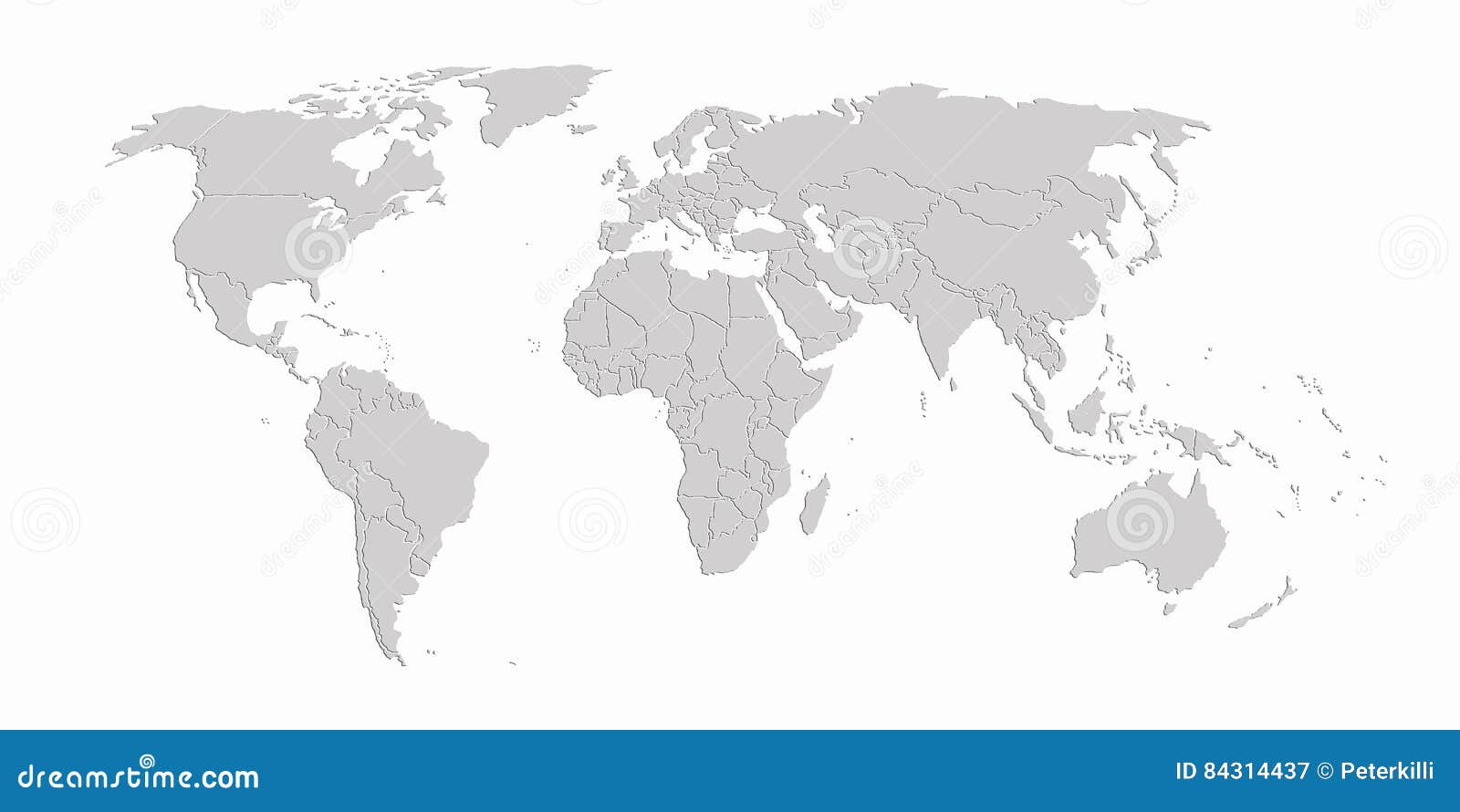 World map full stock illustration. Illustration of nagano - 84314437