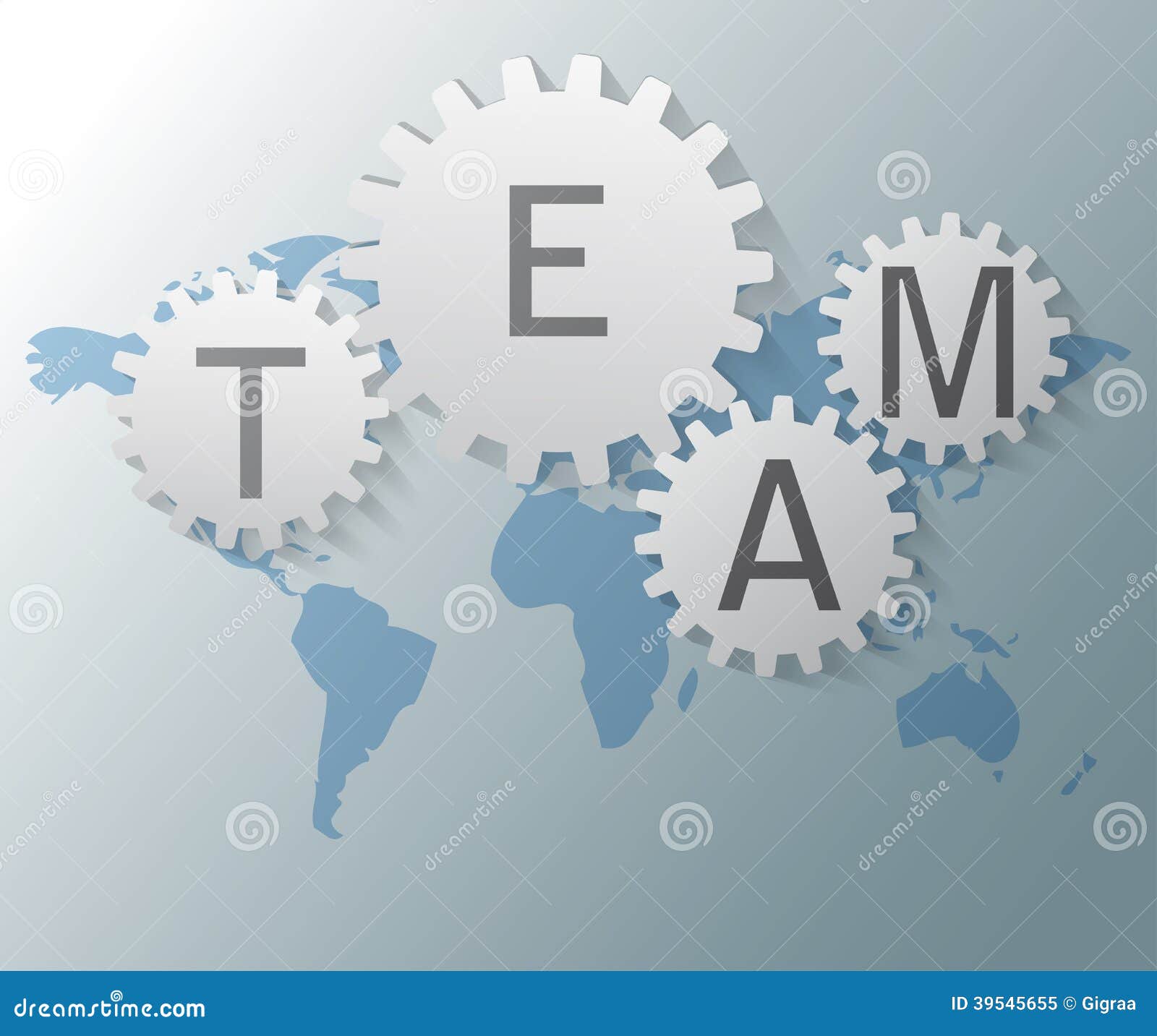 World Map Gears Team Text Stock Illustrations – 2 World Map Gears Team ...
