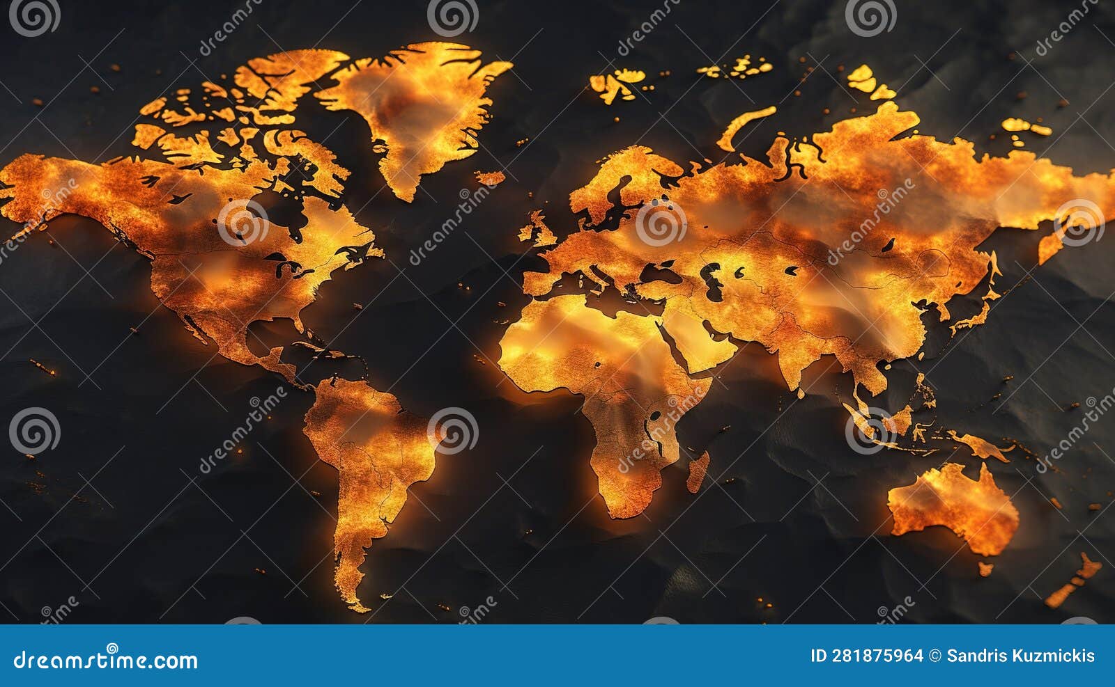 A world map. Generative AI stock illustration. Illustration of eurasia ...